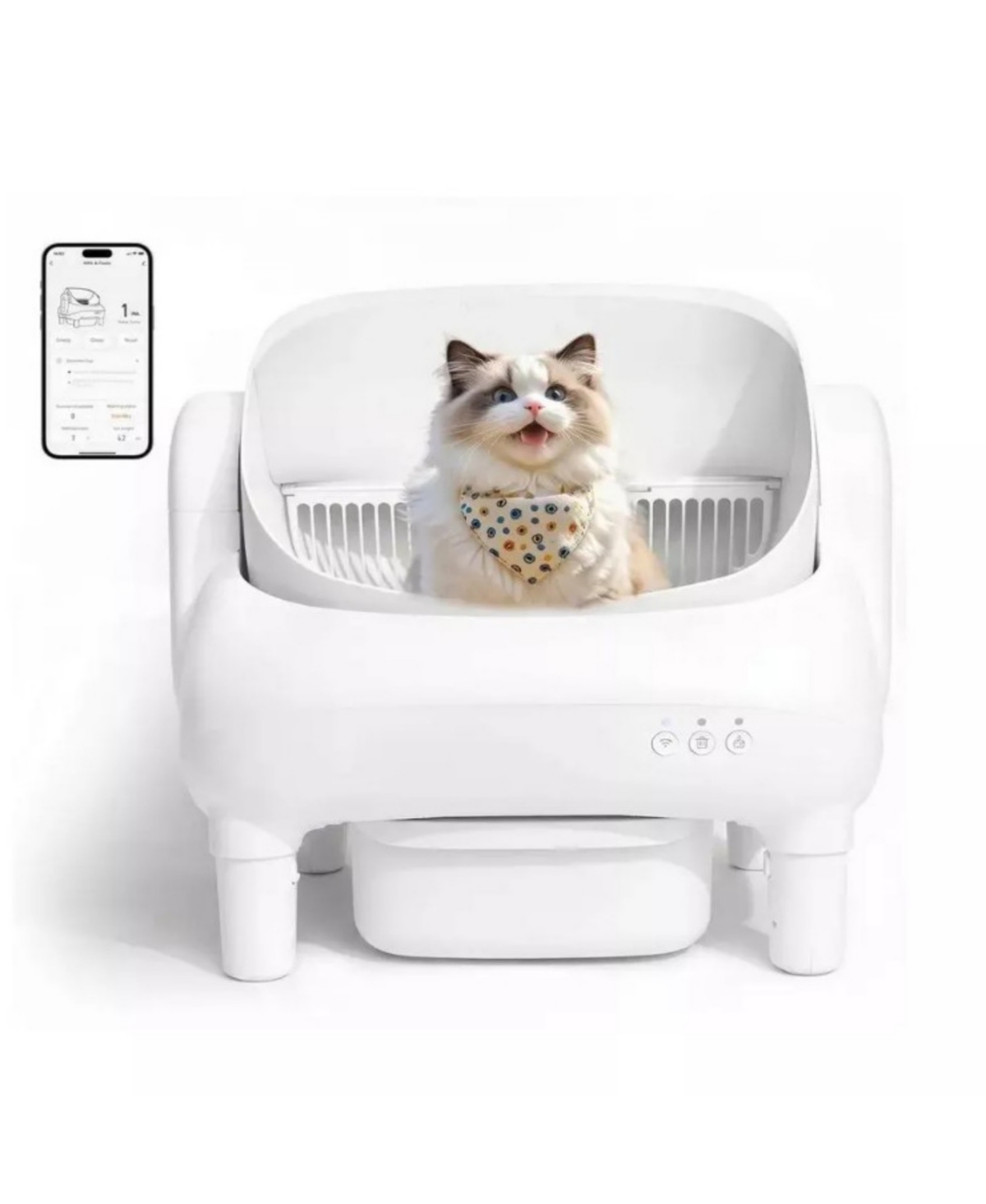 Click here for Cumrige Automatic Litter Box Self Cleaning Litter... prices