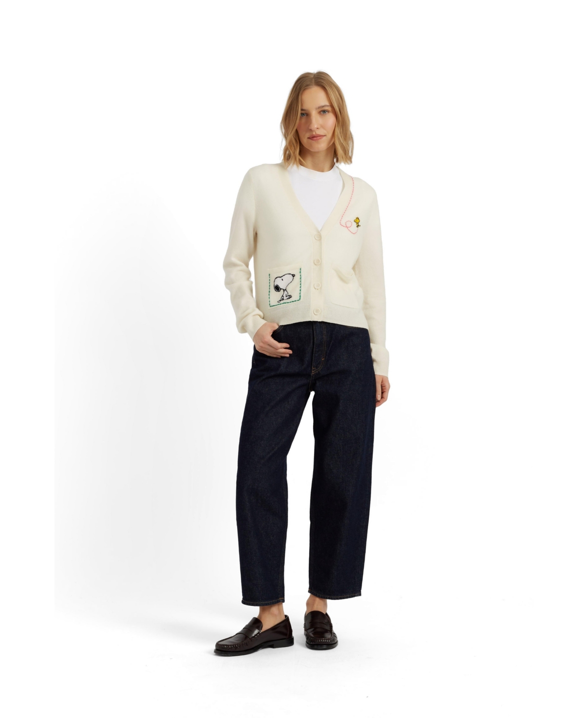 Click here for Chinti & Parker Womens Wool-Cashmere Snoopy Pocket... prices