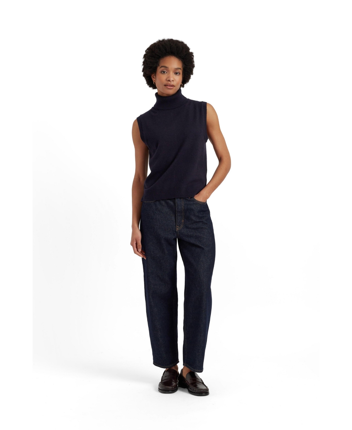 Click here for Chinti & Parker Womens Wool-Cashmere High-Neck Tan... prices
