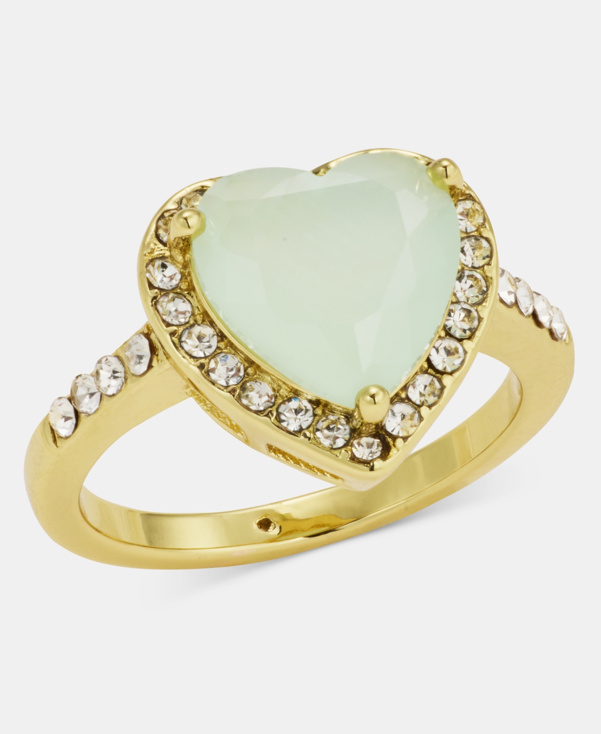 Click here for Charter Club Green Crystal Heart Ring  Macys Exclu... prices