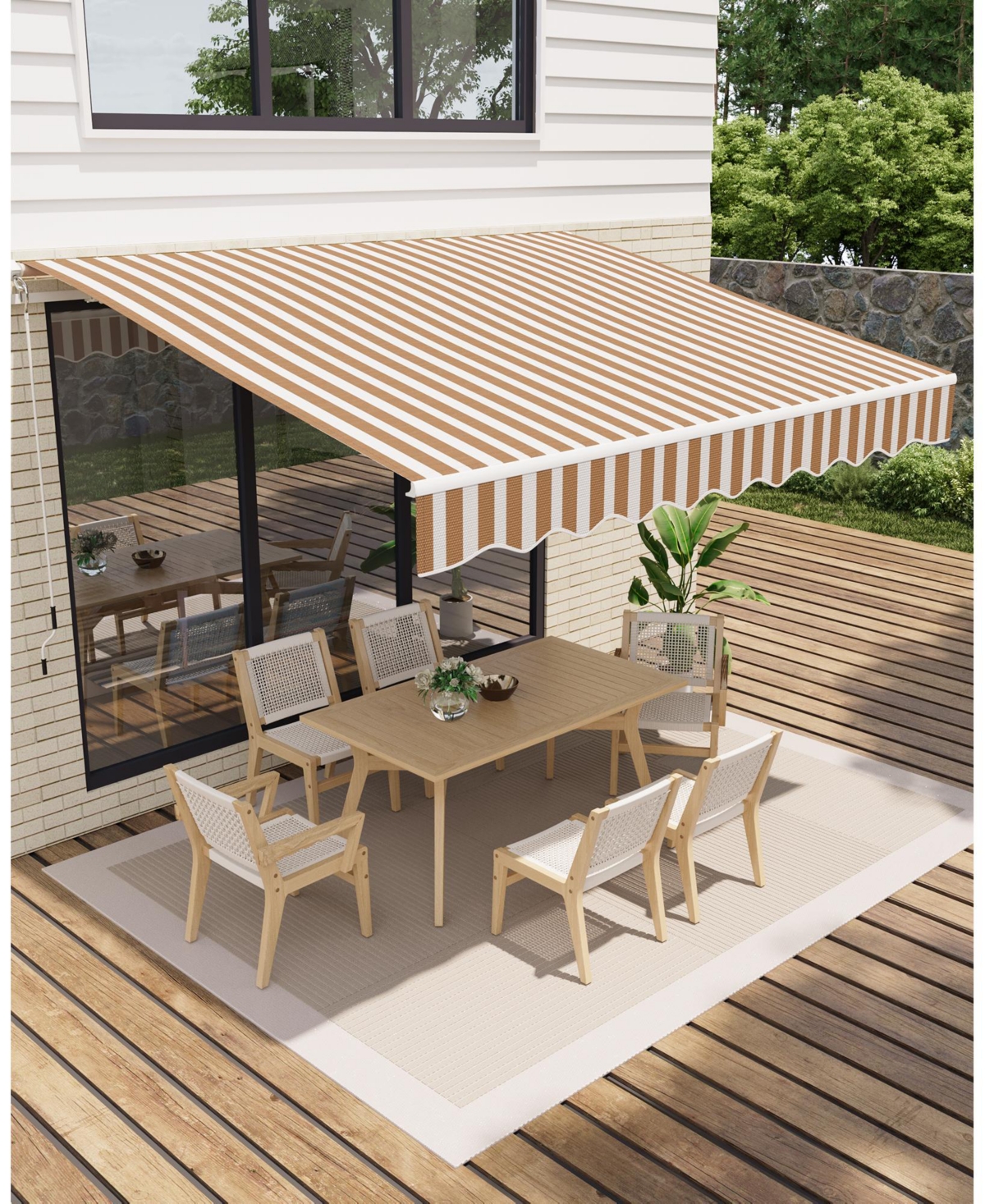 Click here for gaomon 13x10inches Retractable Waterproof Patio Aw... prices