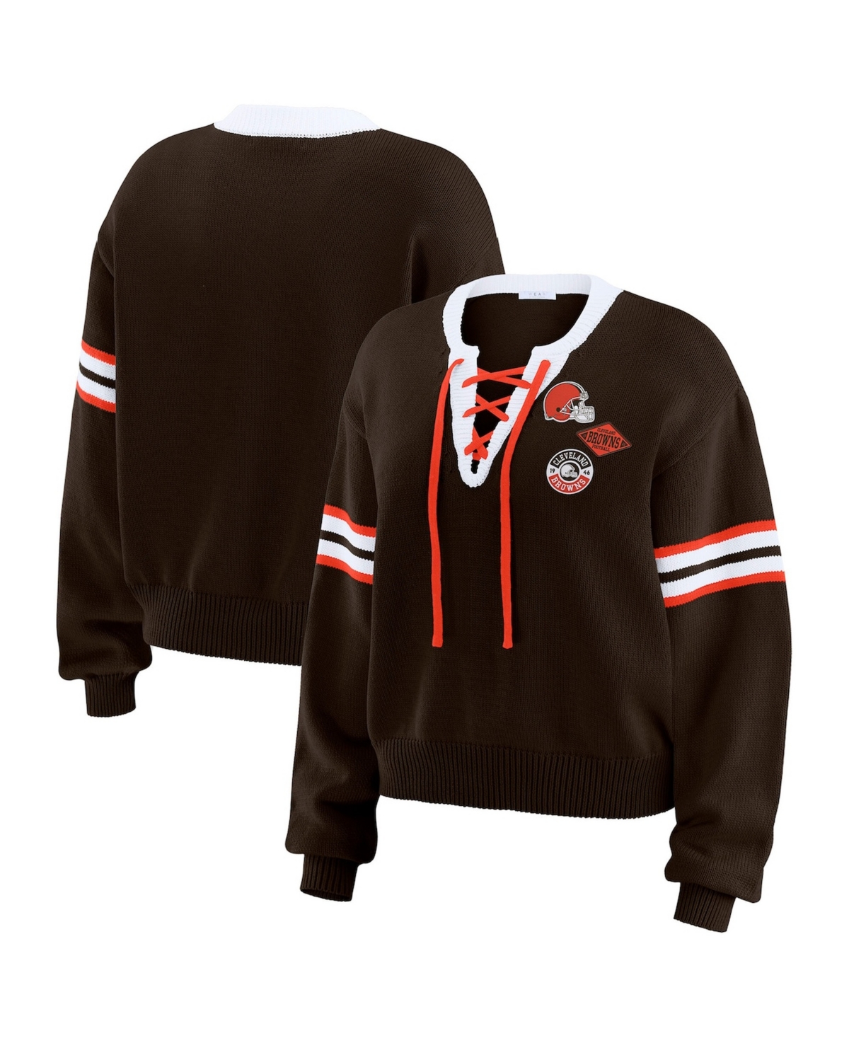 Click here for Wear by Erin Andrews Womens Brown Cleveland Browns... prices