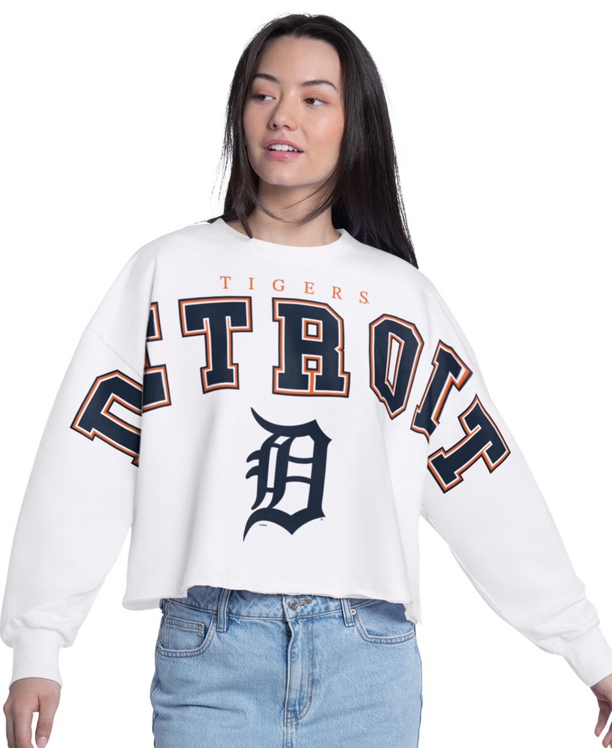 Click here for G-iii 4Her by Carl Banks Womens White Detroit Tige... prices