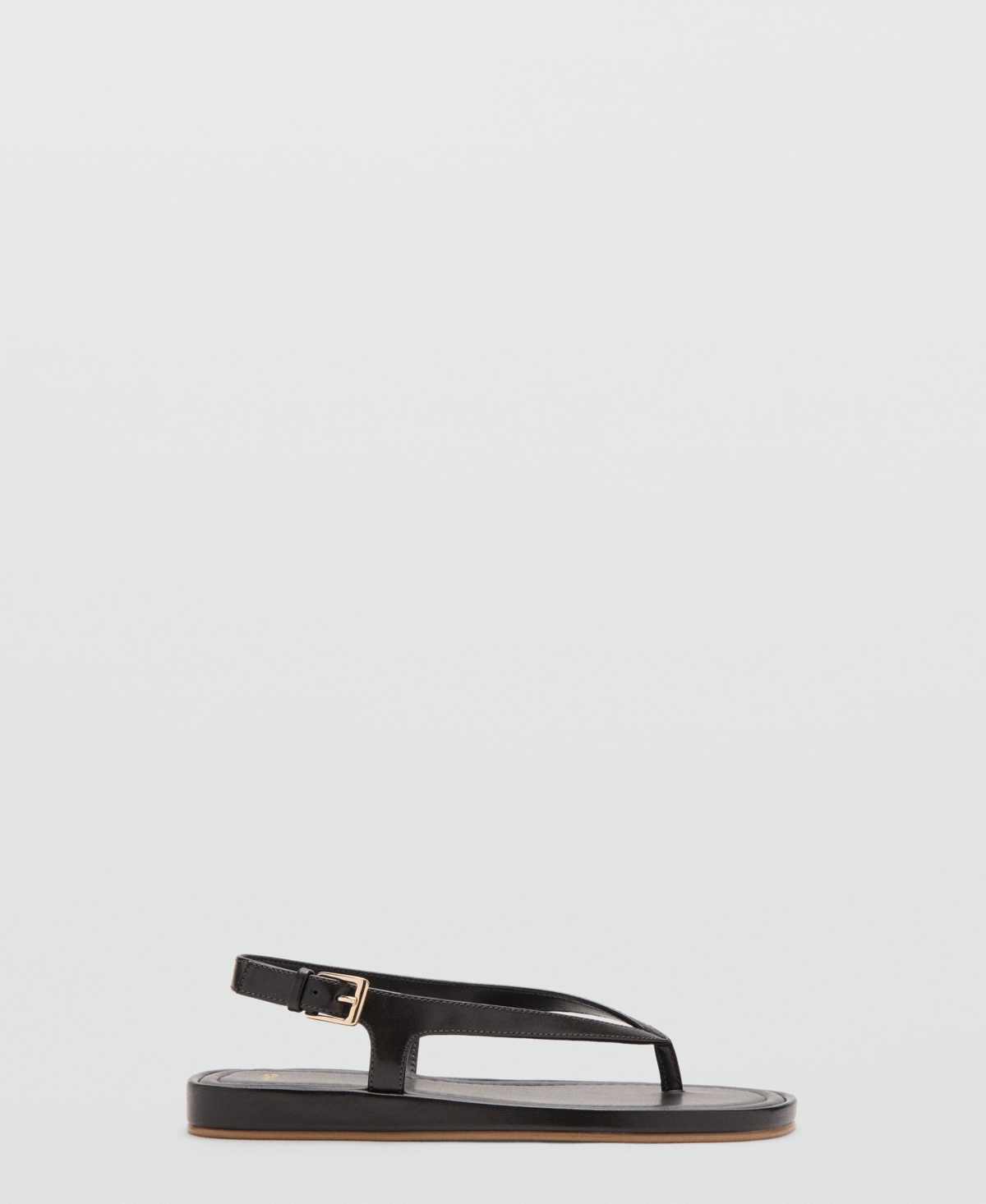 Click here for Mango Womens Buckle Strap Sandals - Chocolate prices