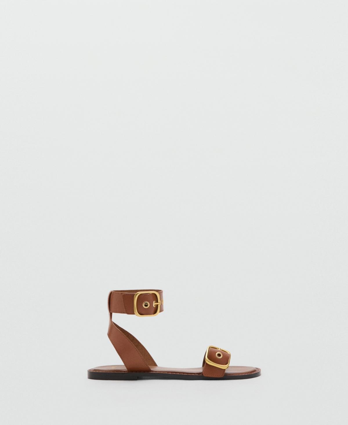 Click here for Mango Womens Straps And Buckles Leather Sandals -... prices
