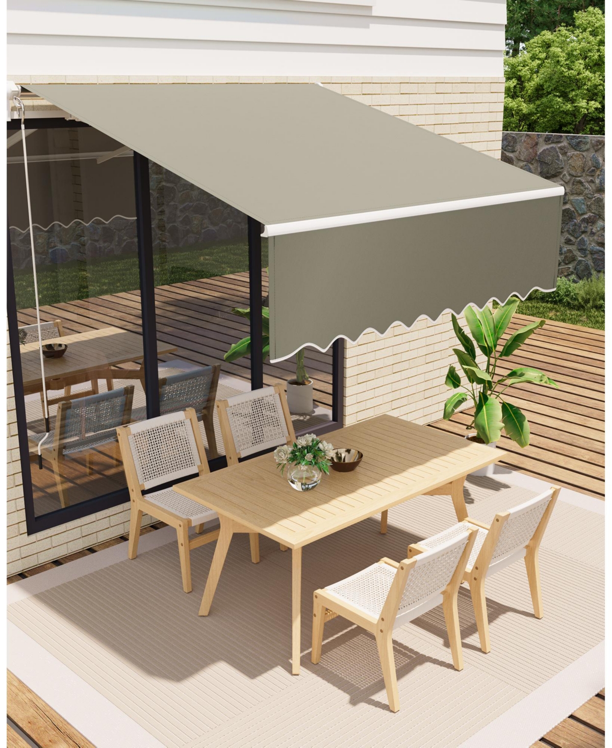 Click here for gaomon 10x8inches Retractable Waterproof Patio Awn... prices