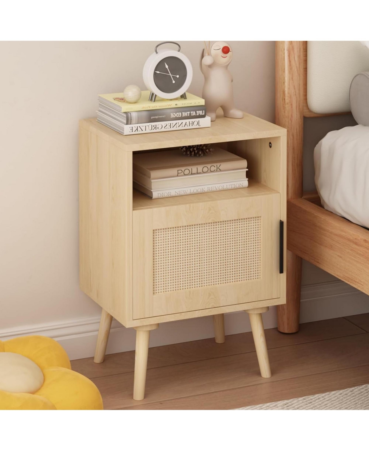 Click here for Rainsken Rattan Nightstand  Bedside End Table with... prices