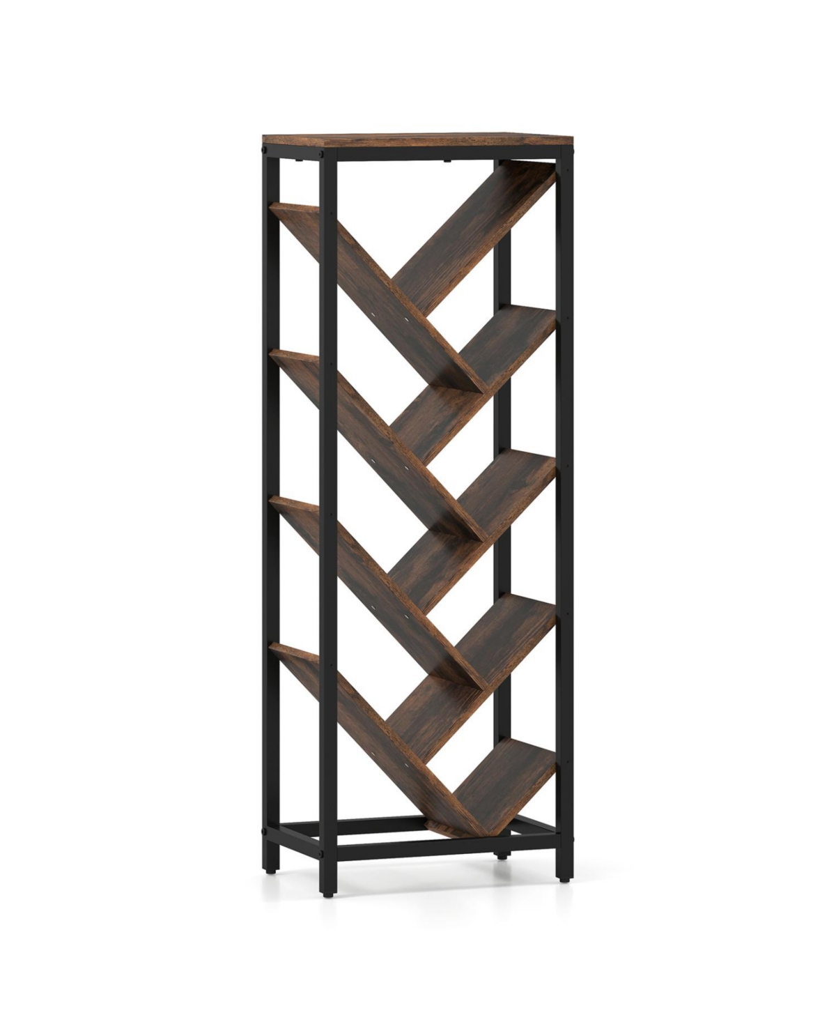 Click here for Slickblue 9 Tier Freestanding Bookcase for Hardcov... prices