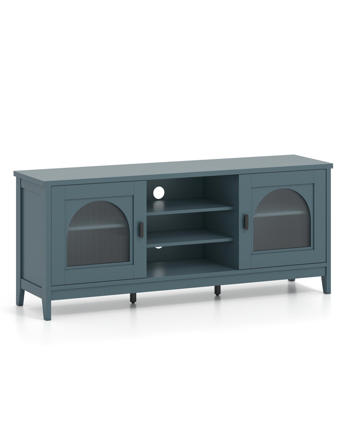 Click here for Slickblue Modern Tv Cabinet with Storage Shelves a... prices
