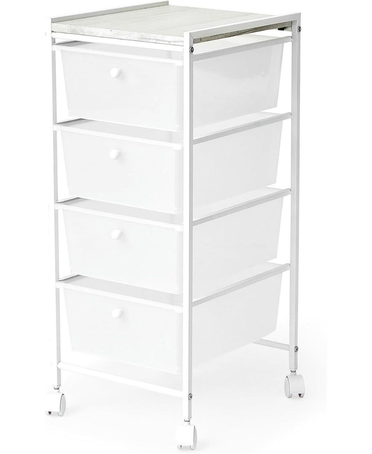 Click here for DormCo Suprima Storage Carts - 4 Drawer Woodtop Sh... prices