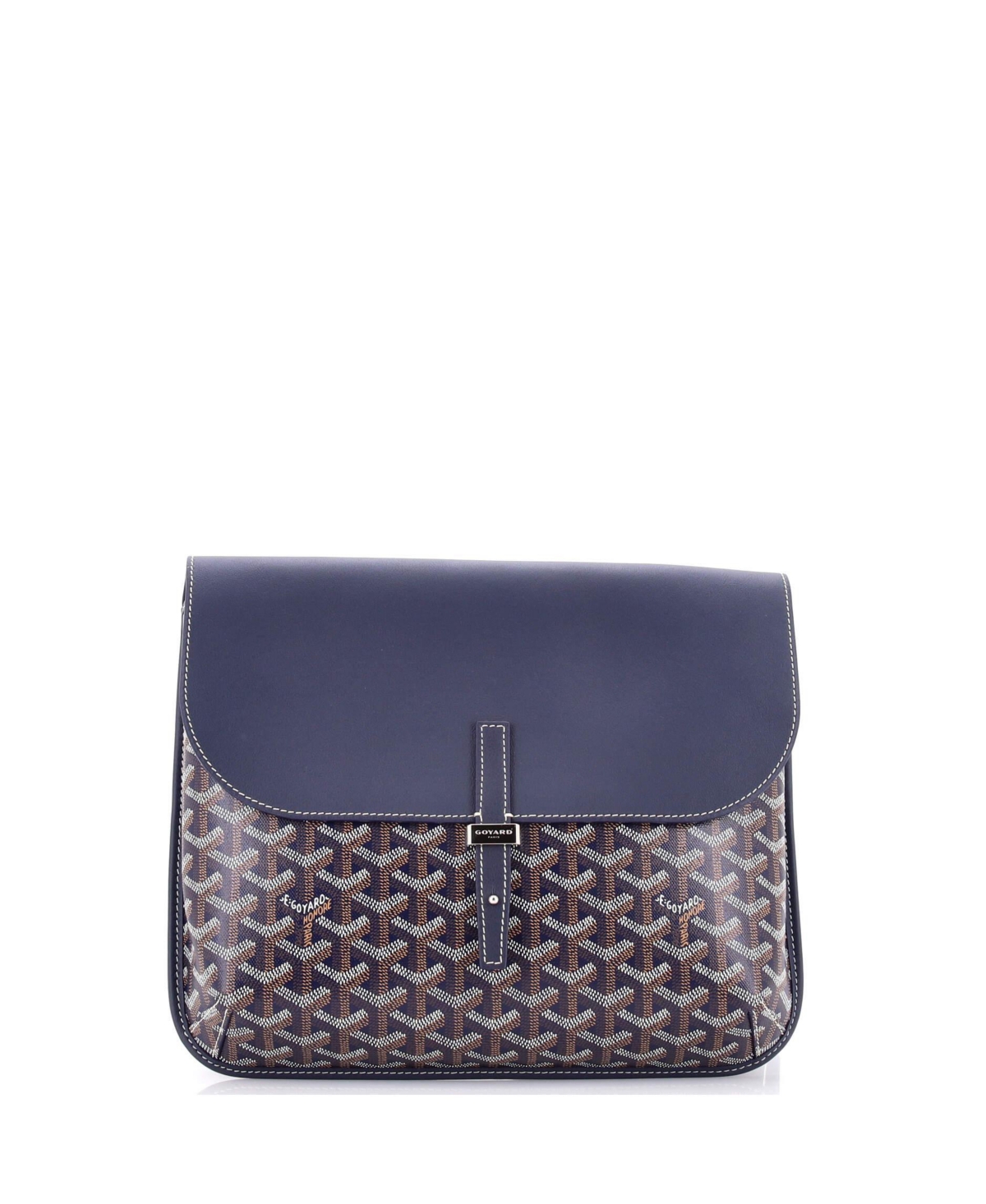 Click here for Pre-Owned Goyard Coursier Messenger Bag Coated Can... prices