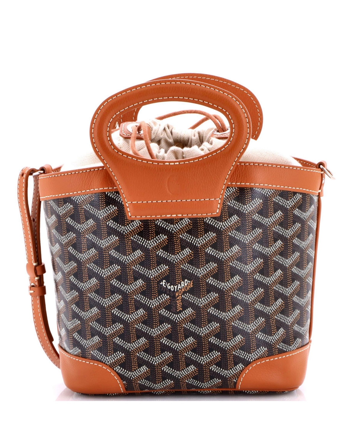 Click here for Pre-Owned Goyard Mini Beluga Bag Coated Canvas - B... prices