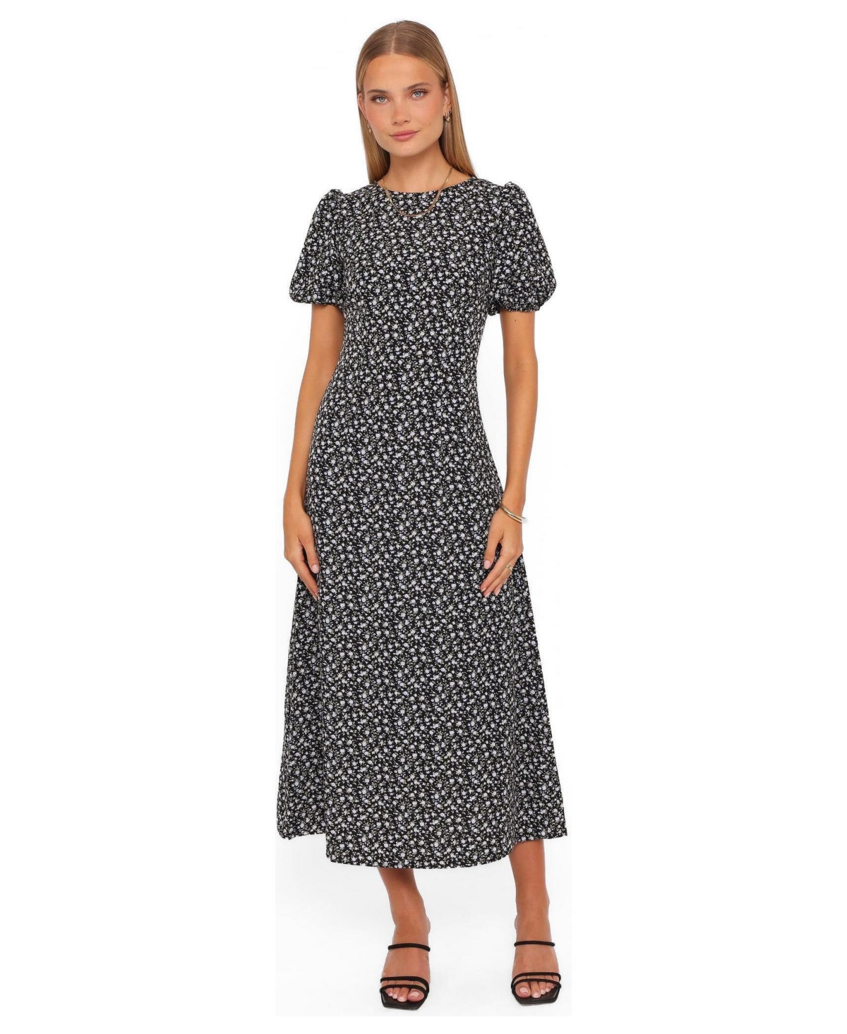 Click here for Petal and Pup Womens Gemima Maxi Dress - Black dit... prices