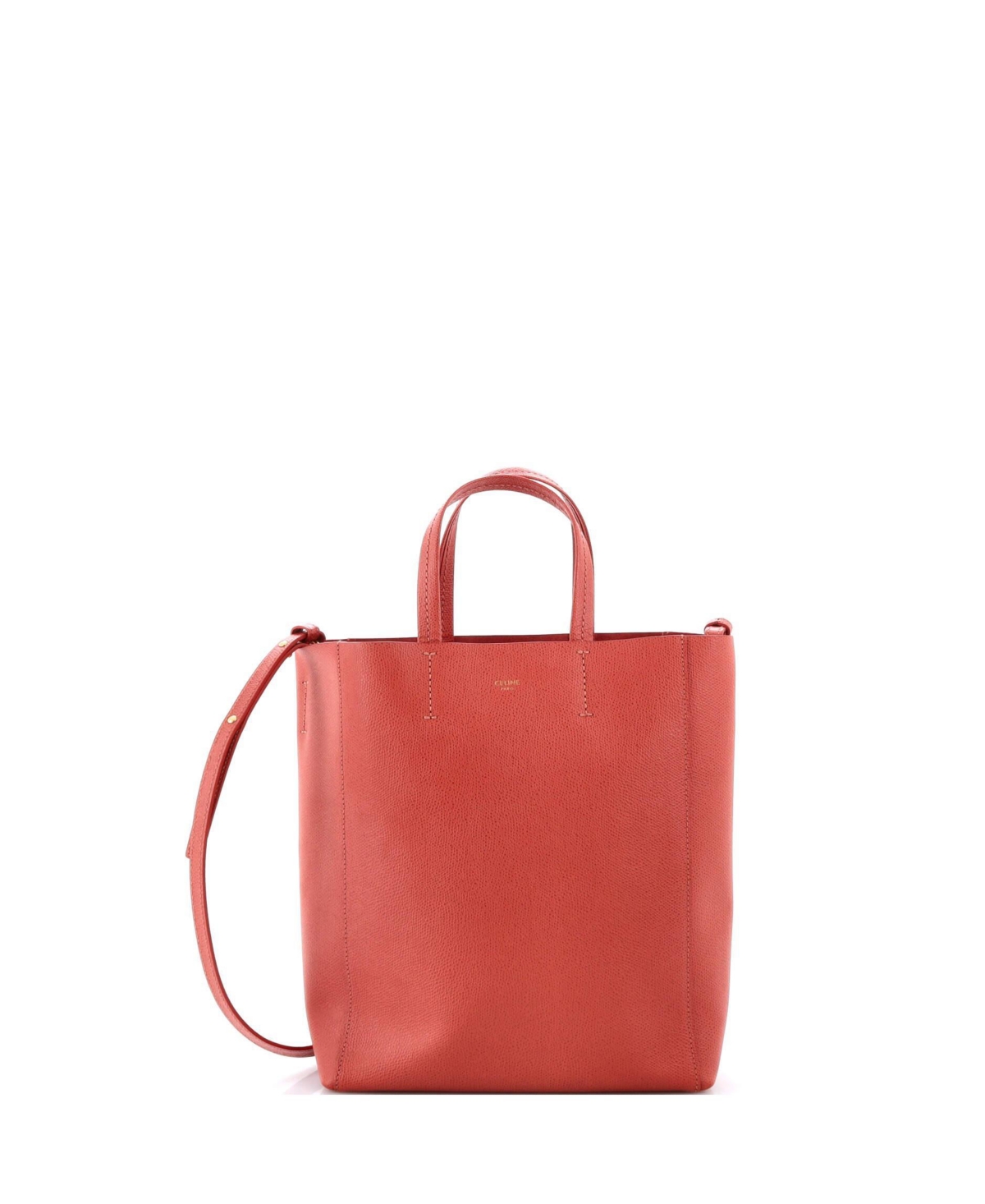 Click here for Pre-Owned Celine Small Vertical Cabas Tote Grained... prices