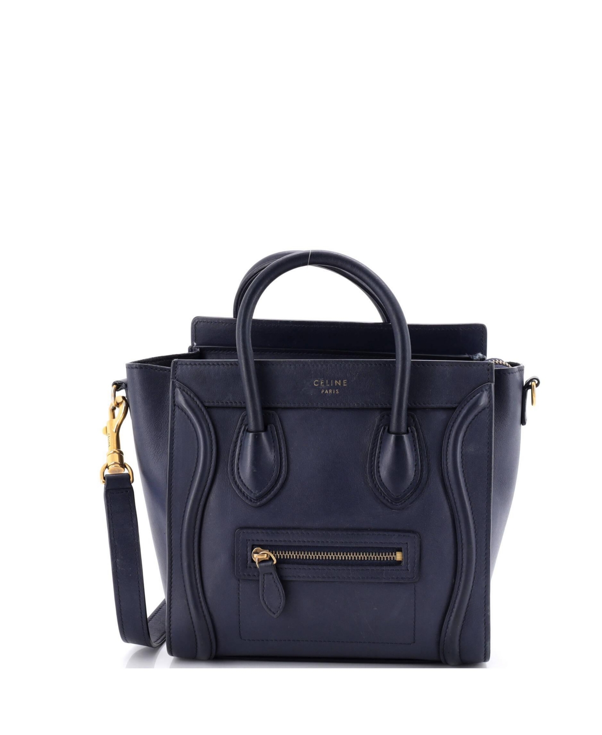 Click here for Pre-Owned Celine Nano Luggage Bag Smooth Leather -... prices
