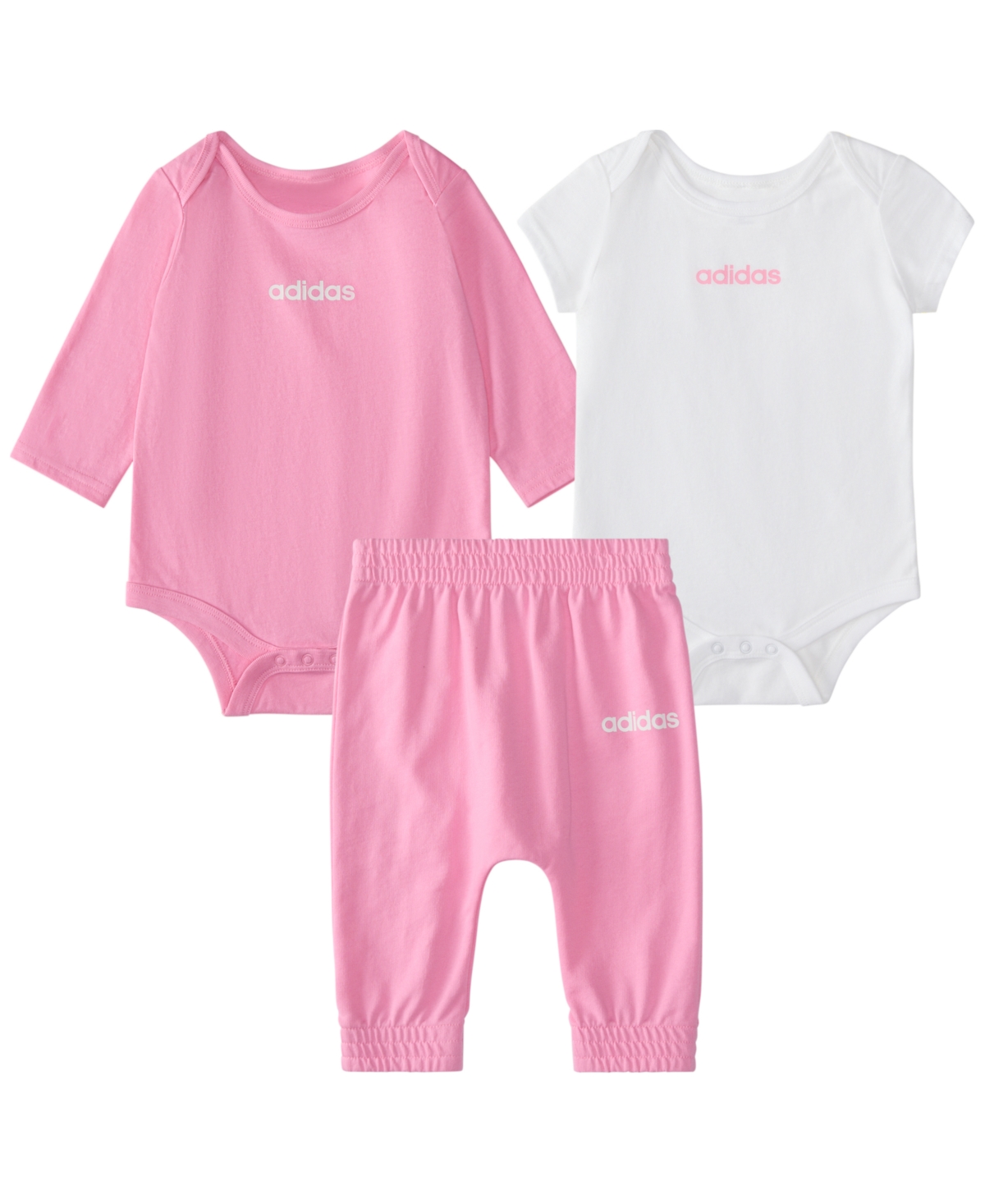 Click here for adidas Baby Girls Crewneck Bodysuit and Pants  3-P... prices