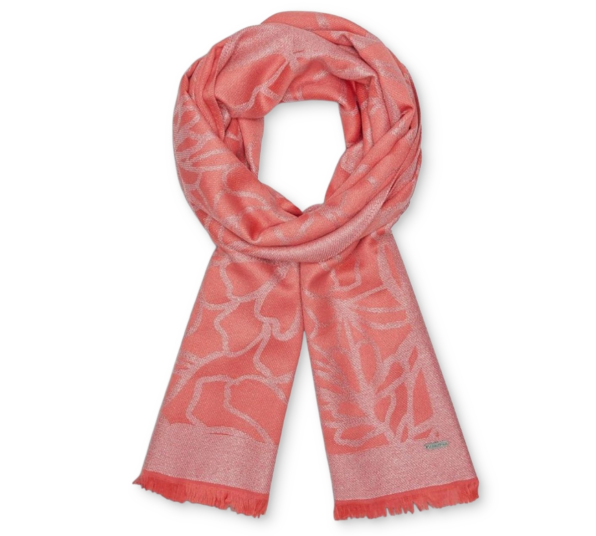 Click here for Calvin Klein Womens Modern Lurex Floral Wrap Scarf... prices