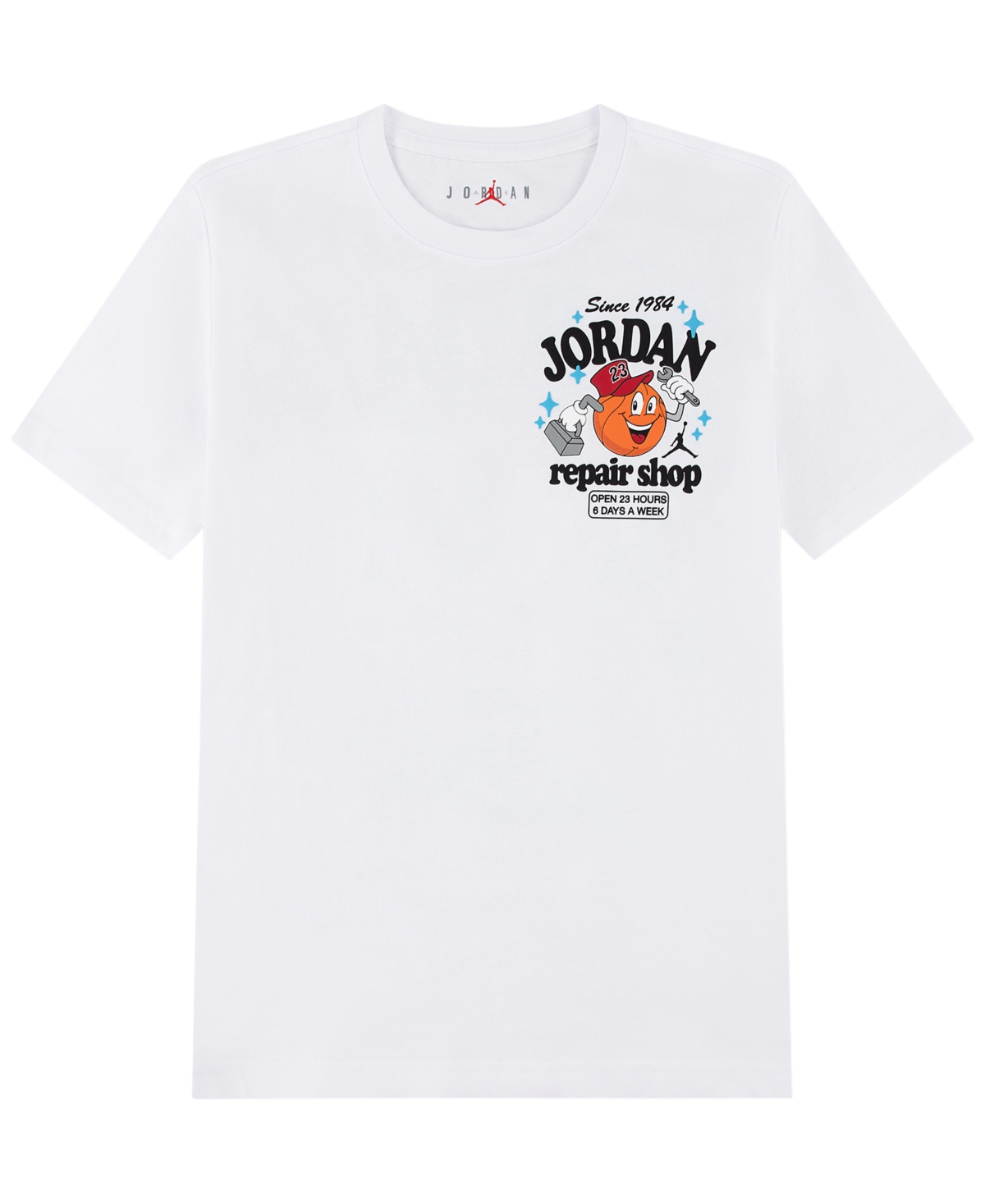 Click here for Jordan Boys 8-20 Short-Sleeve T-Shirt - WHITE prices
