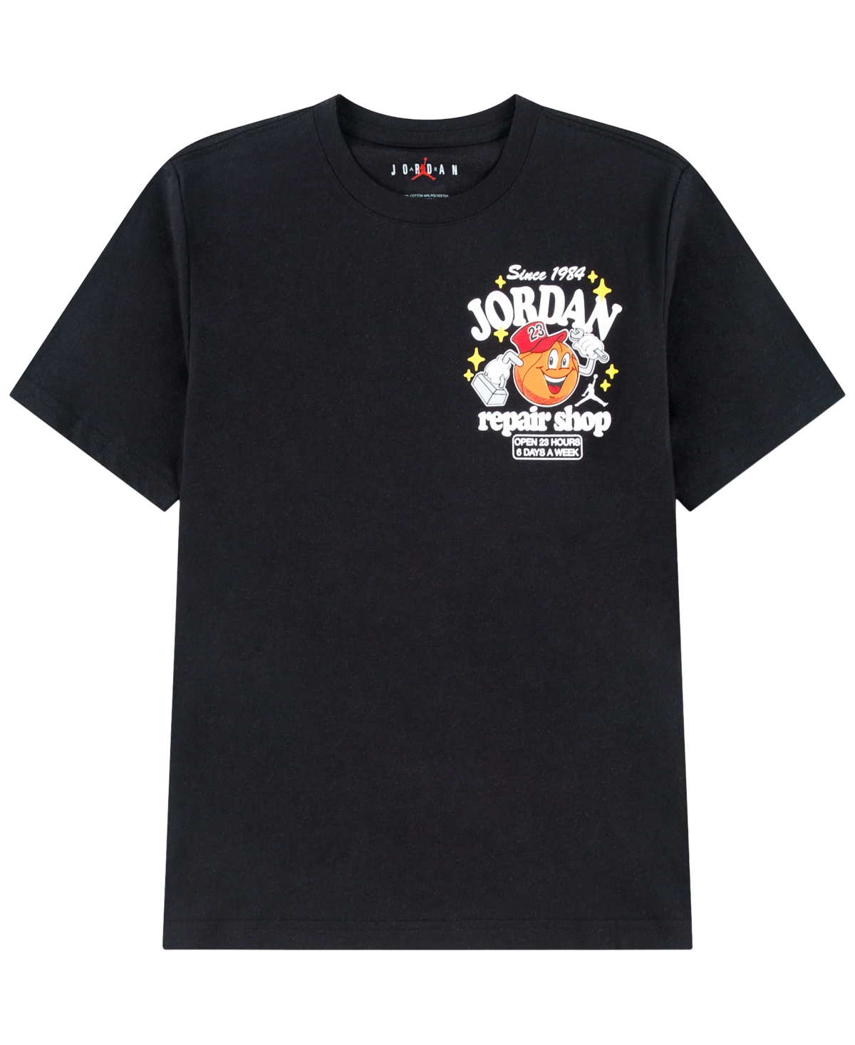 Click here for Jordan Boys 8-20 Short-Sleeve T-Shirt - BLACK prices