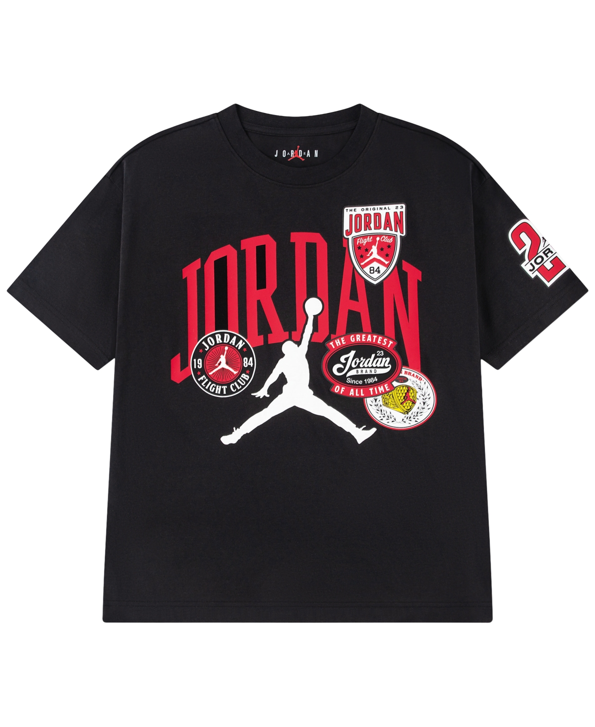 Click here for Jordan Boys 8-20 Short-Sleeve T-Shirt - Black prices