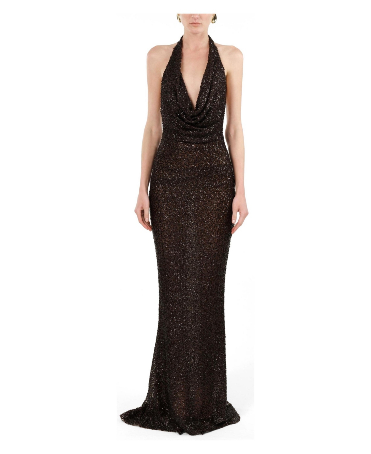 Click here for Nocturne Womens Off-Shoulder Sequin Embellished Ma... prices