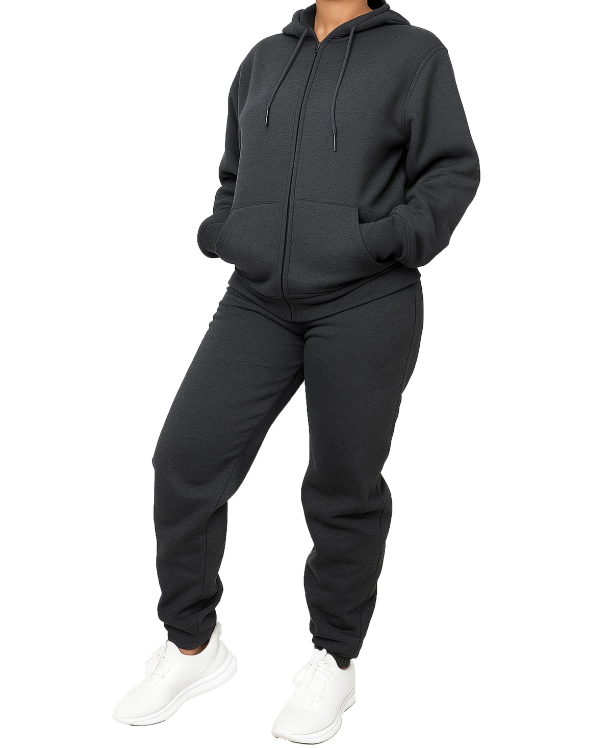Click here for Blu Rock Womens Loose Fit Full-Zip Hoodie and Jogg... prices