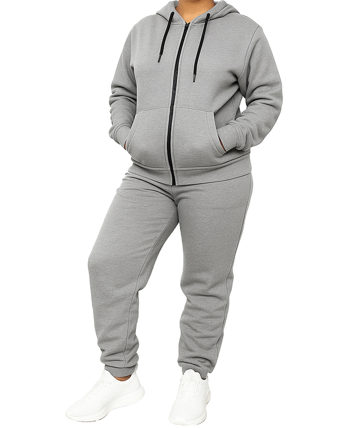 Click here for Blu Rock Womens Loose Fit Full-Zip Hoodie and Jogg... prices