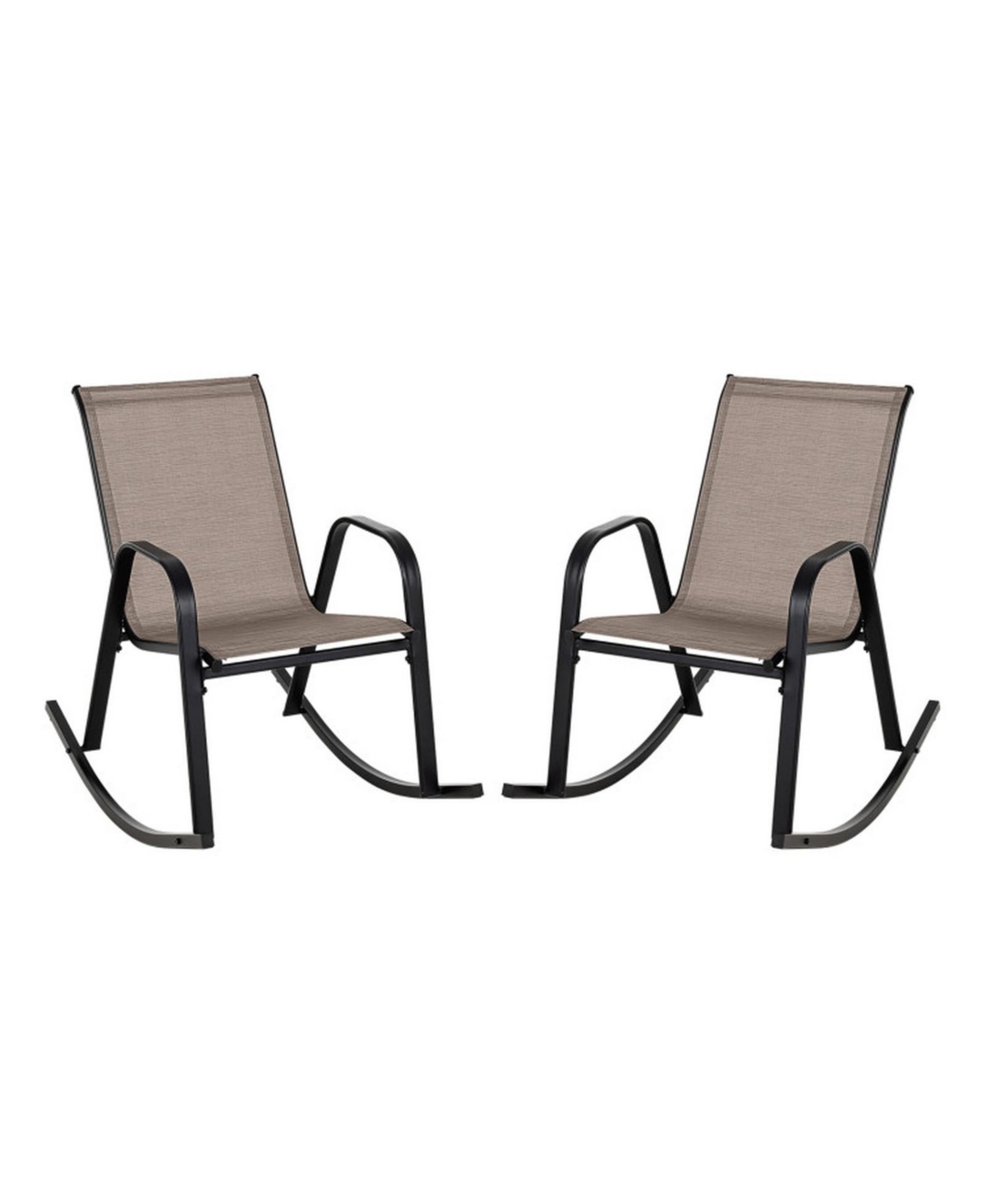 Click here for Gouun Set of 2 Heavy-Duty Metal Patio Rocking Chai... prices