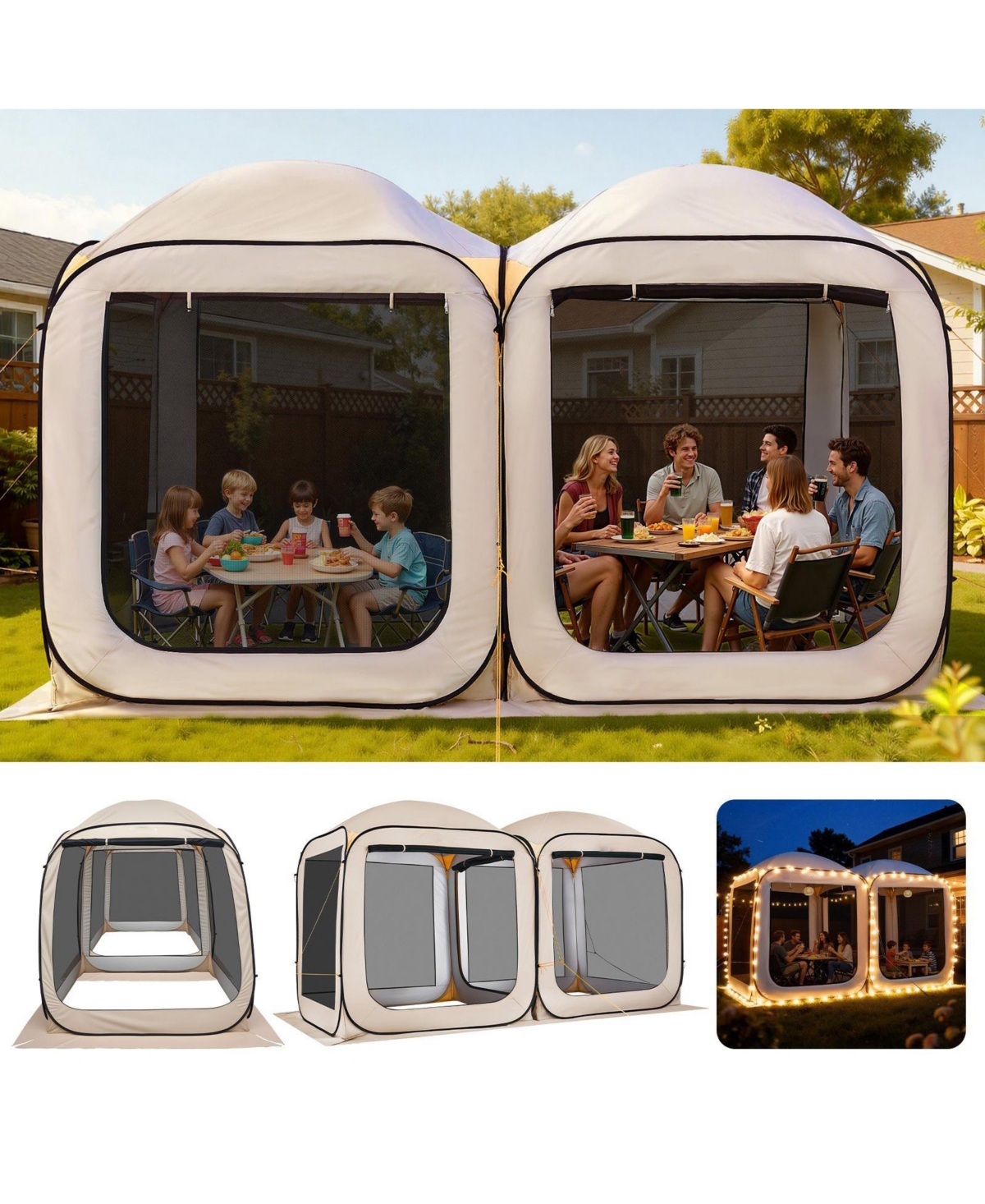 Click here for Cozito Screen House Tent  Pop Up Canopy with Carry... prices