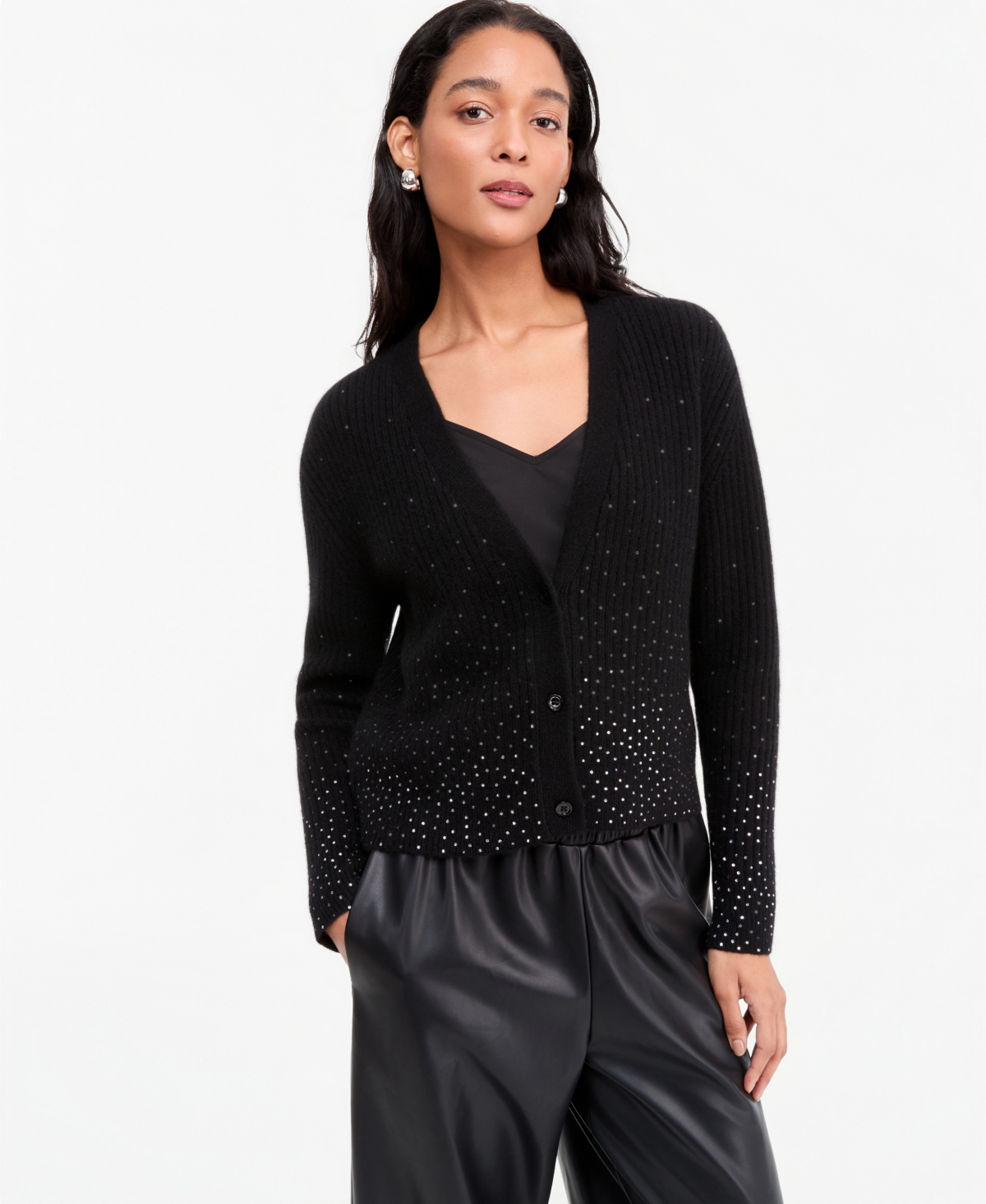 Click here for Charter Club Womens 100 Cashmere Embellished Boyfr... prices