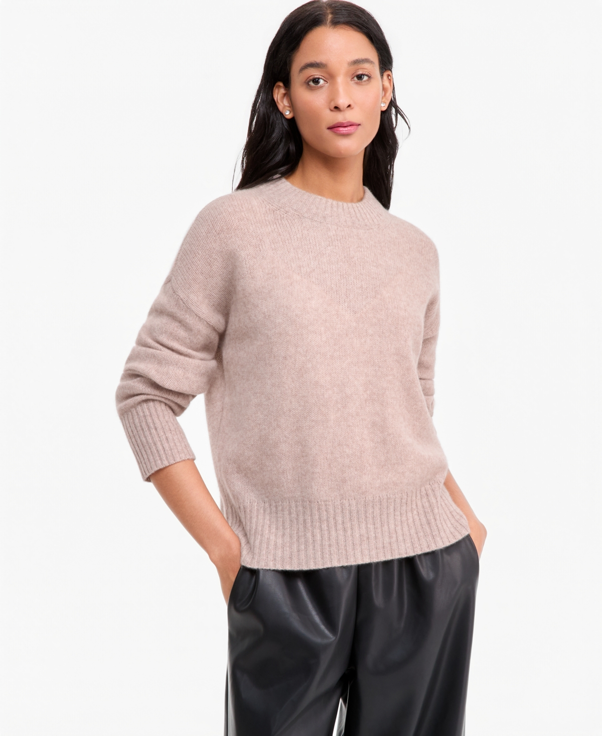 Click here for Charter Club Womens 100 Cashmere Relaxed Crewneck... prices