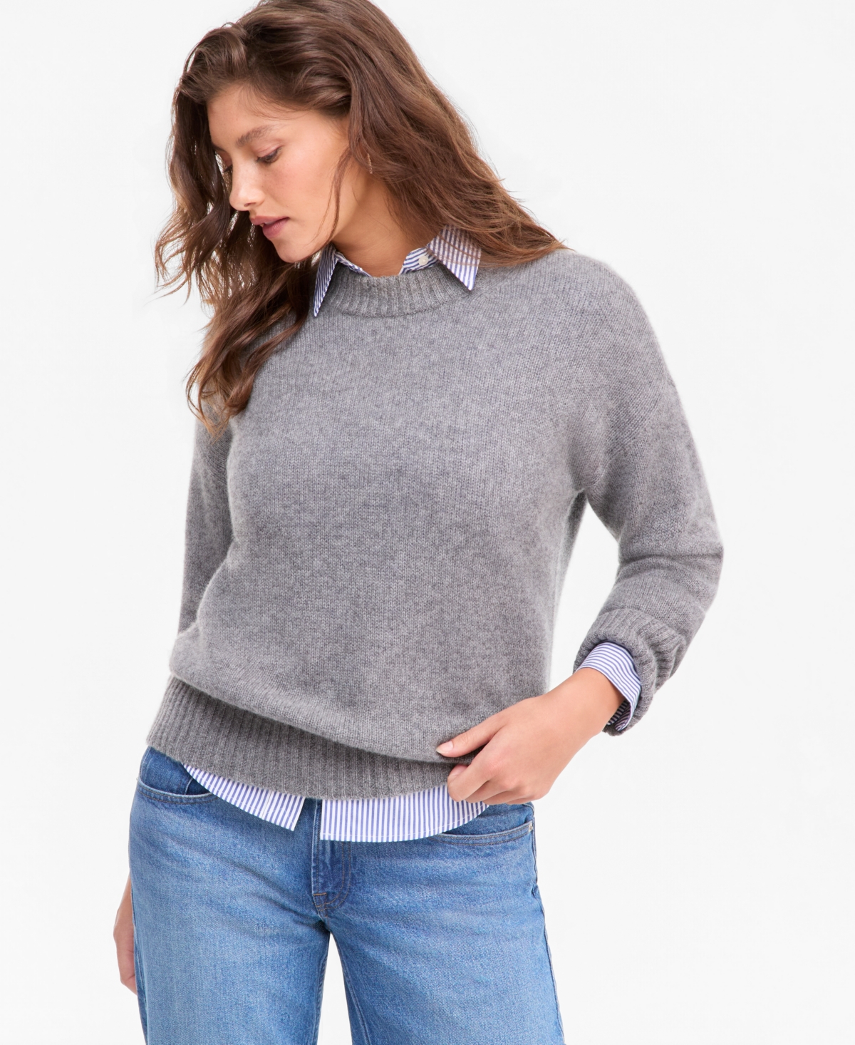 Click here for Charter Club Womens 100 Cashmere Relaxed Crewneck... prices