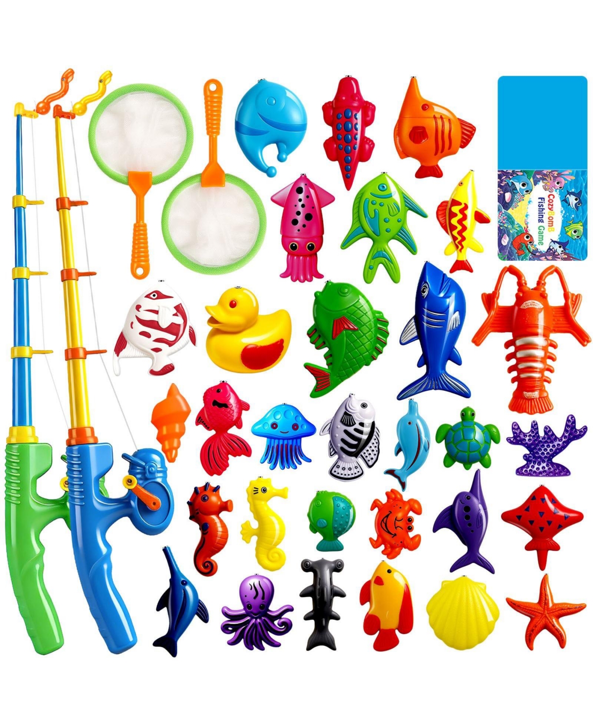 Click here for Gnuadz 30 Fishes Fishing Game Set Water Table Bath... prices