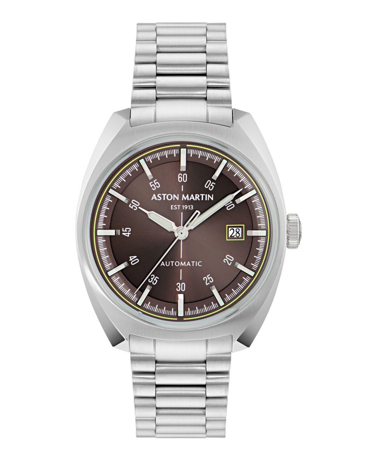 Click here for Aston Martin F1 Mens Automatic Brown Stainless Ste... prices