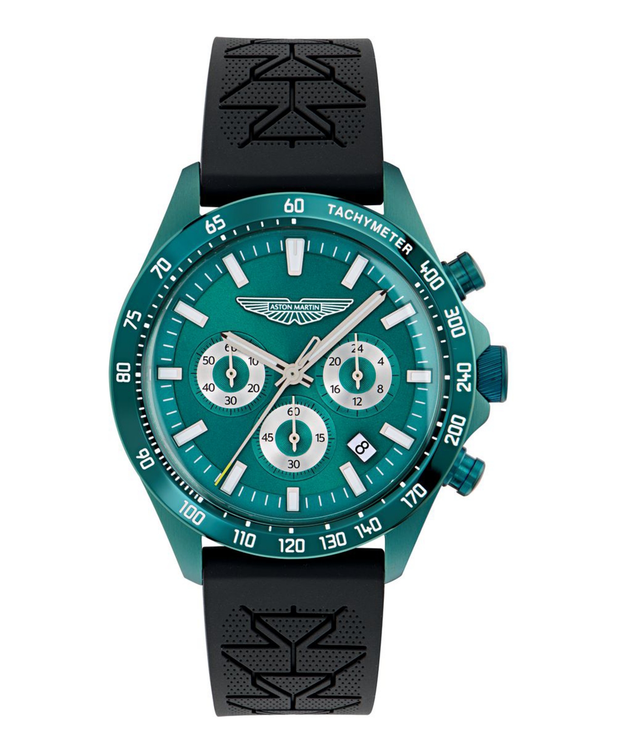 Click here for Aston Martin F1 Mens Quartz Green Silicone Strap W... prices