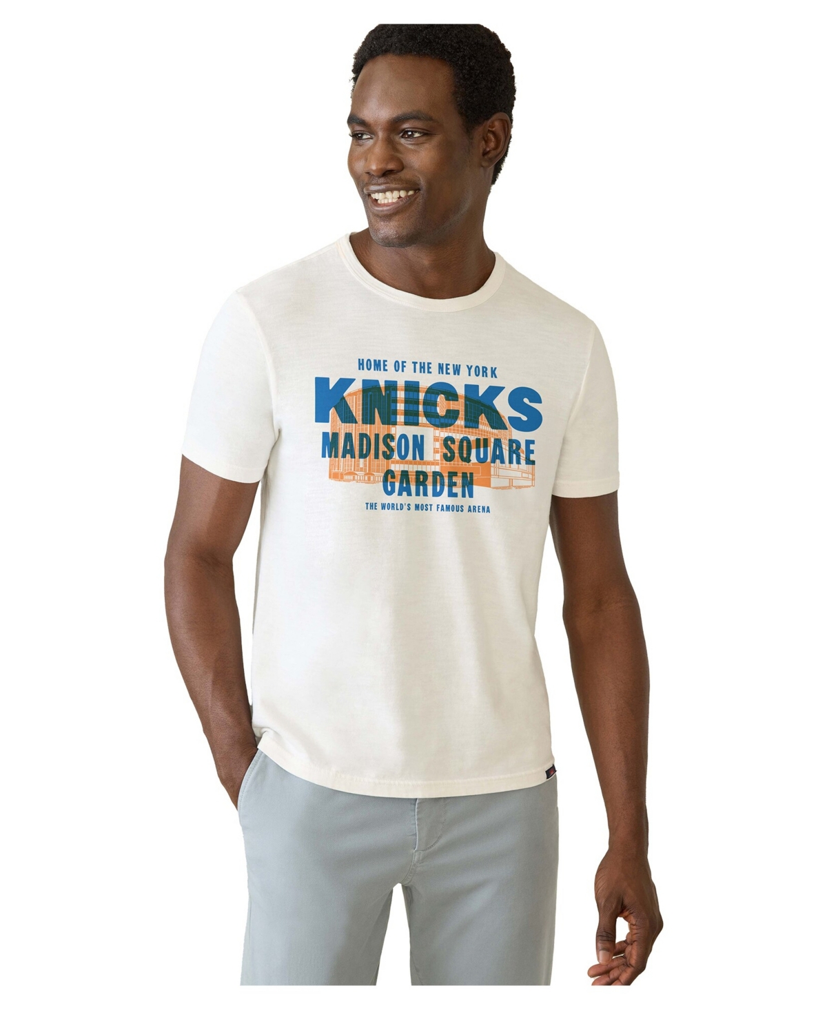 Click here for Faherty Mens White New York Knicks Madison Square... prices