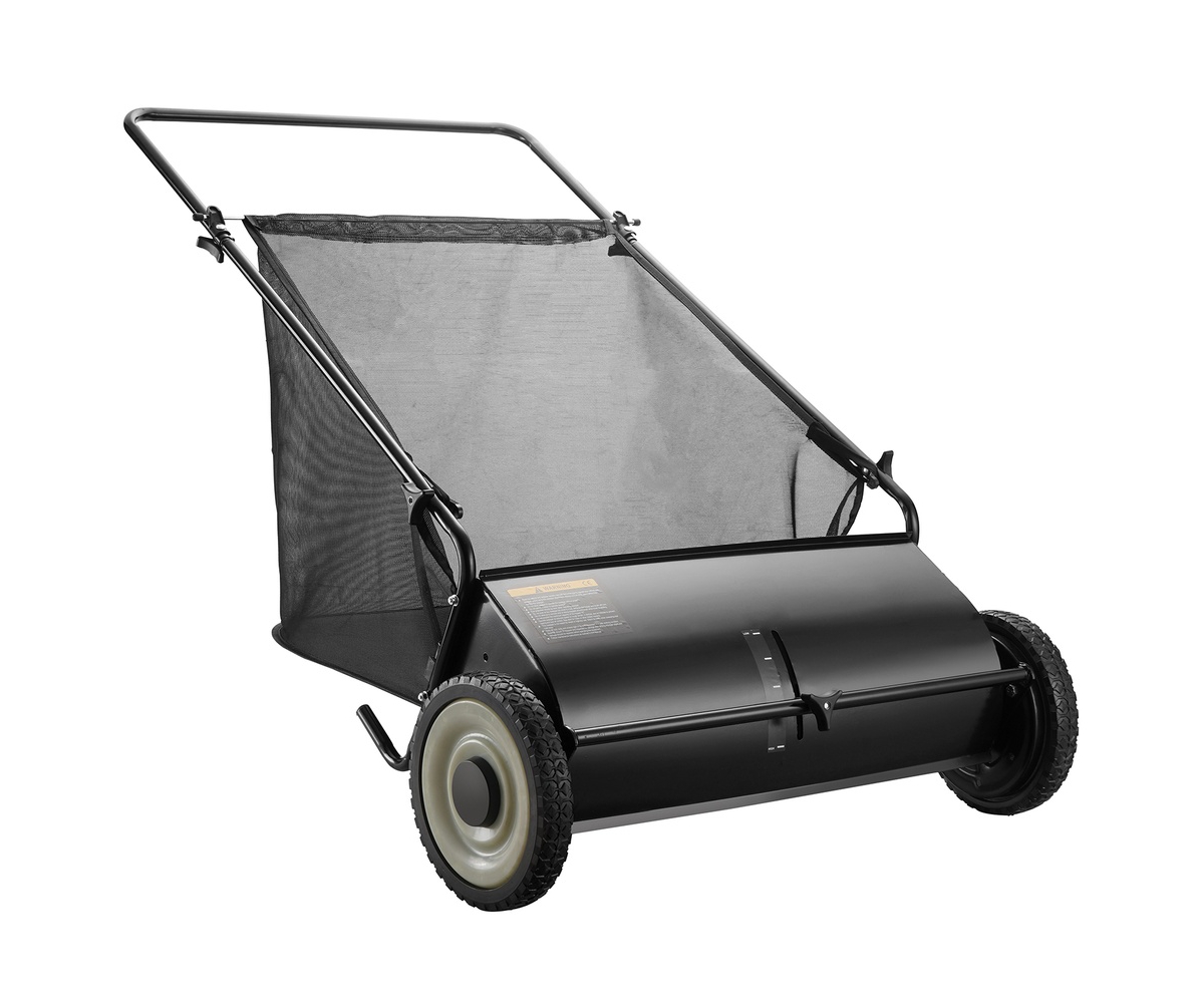 Click here for Sugift 26 in Push Lawn Sweeper with 2.6 cu ft Leaf... prices