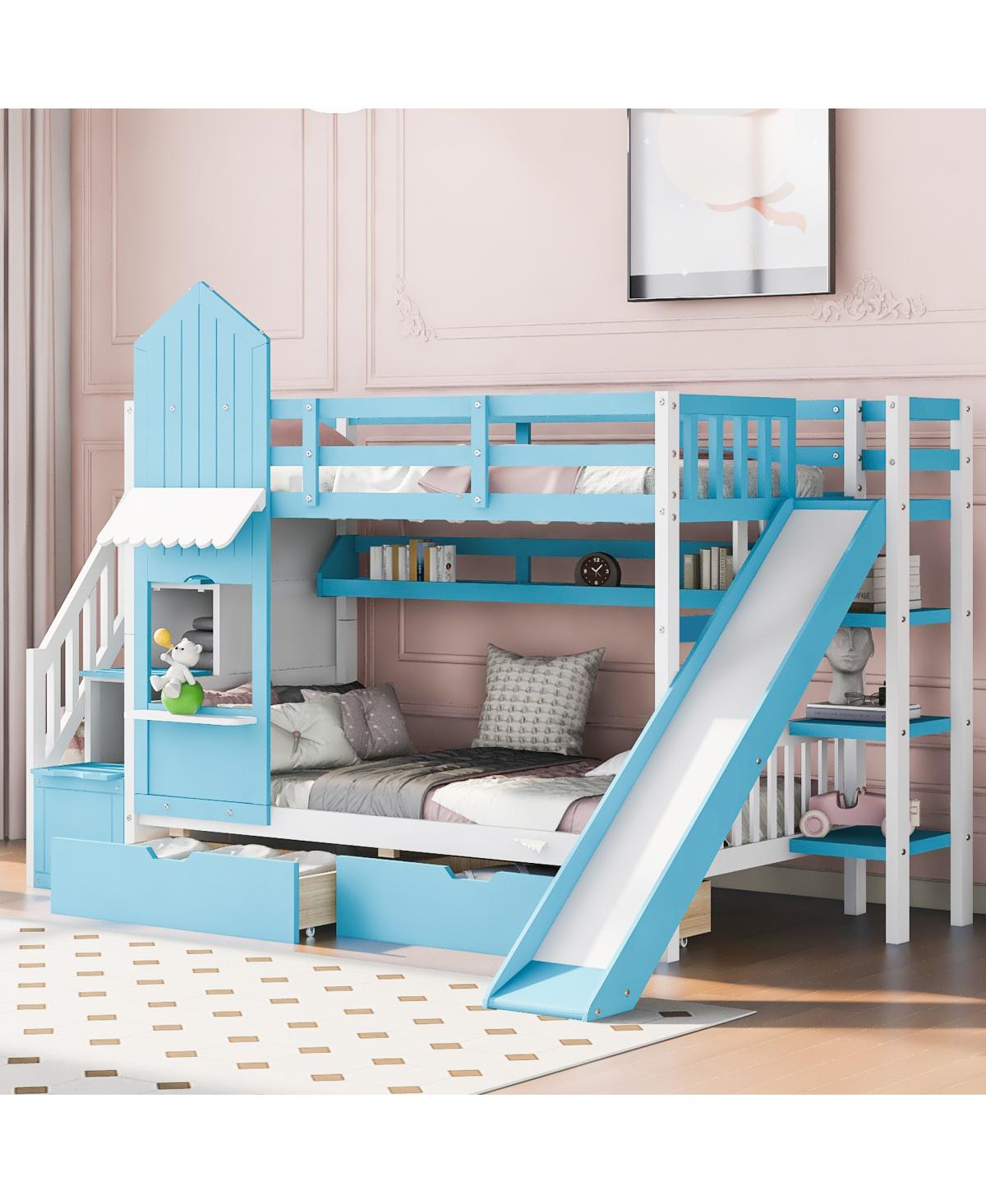 Click here for Streamdale Furniture Twin-Over-Twin Castle Style B... prices