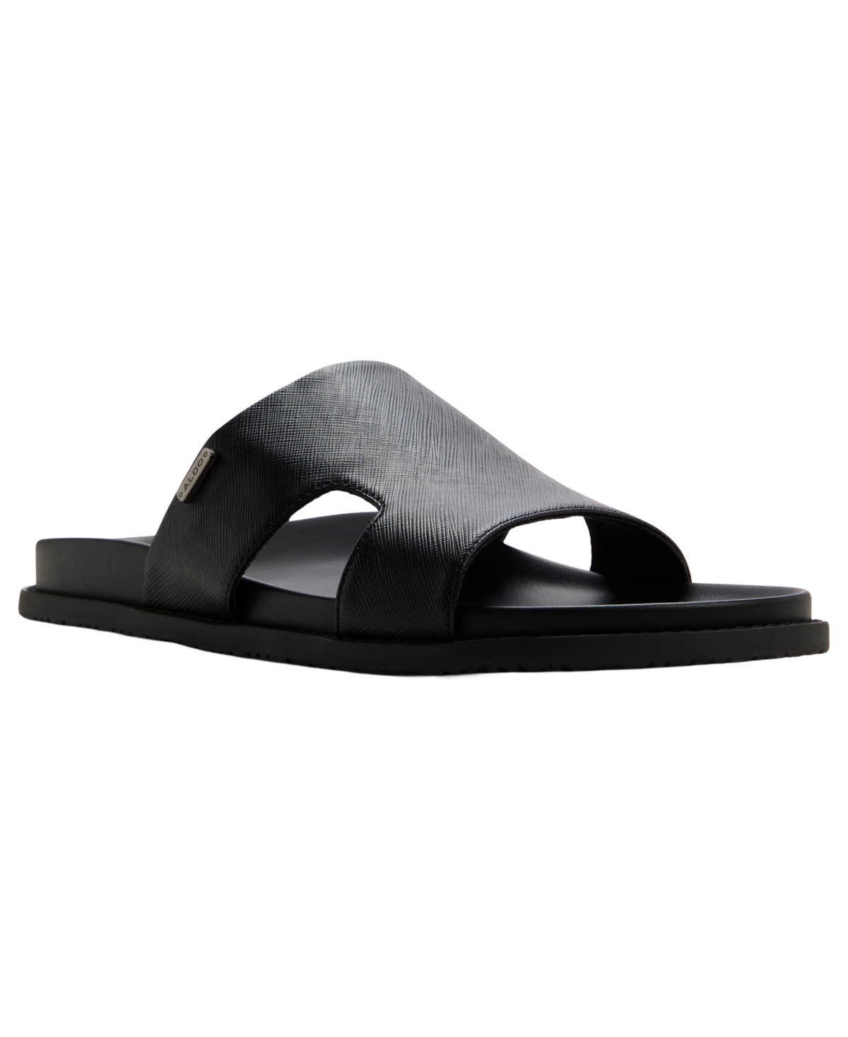 Click here for Aldo Mens Becket Slip-On Sandals - Black prices