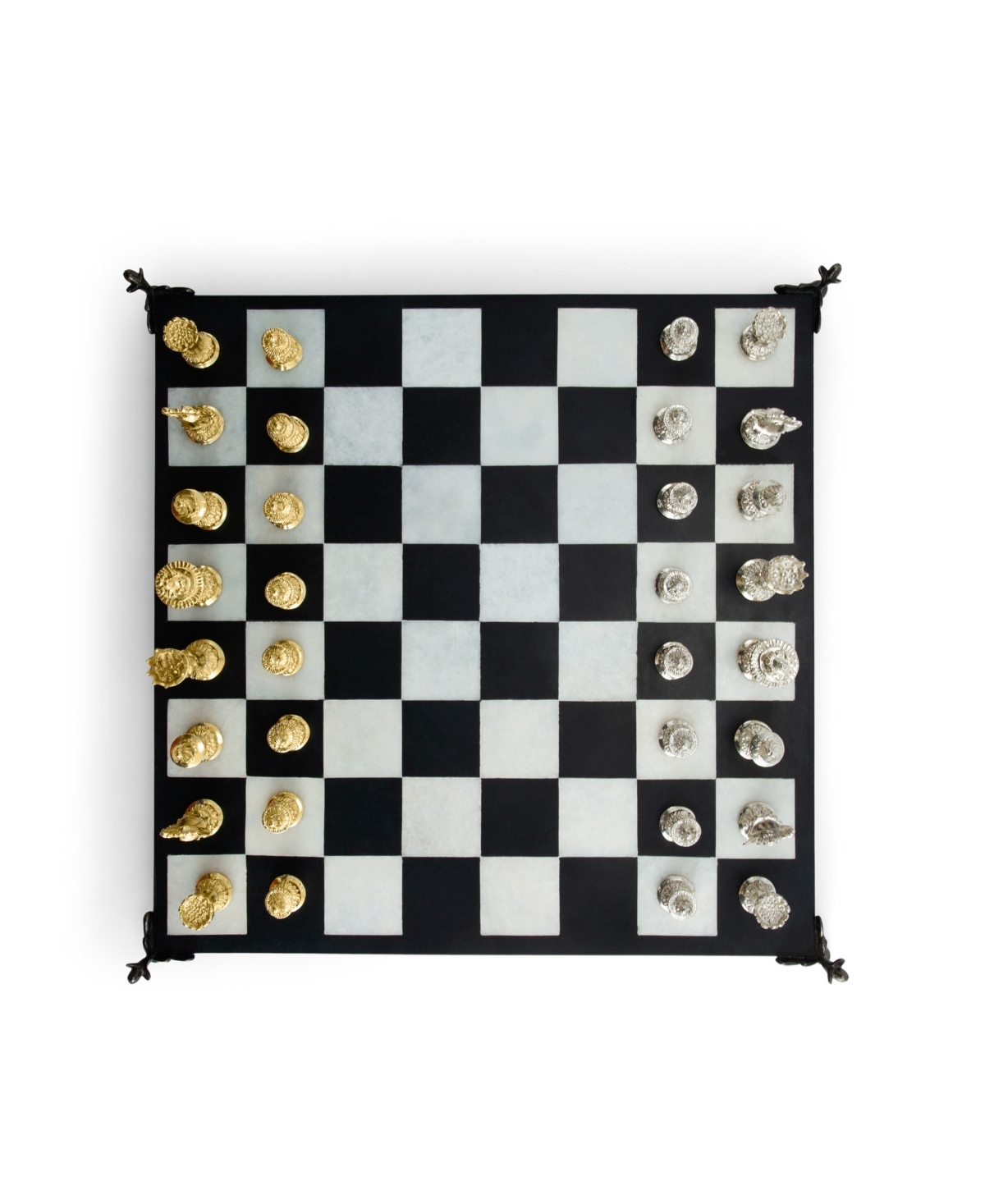 Click here for Michael Aram Handcrafted Marble 33-piece Chess Set prices