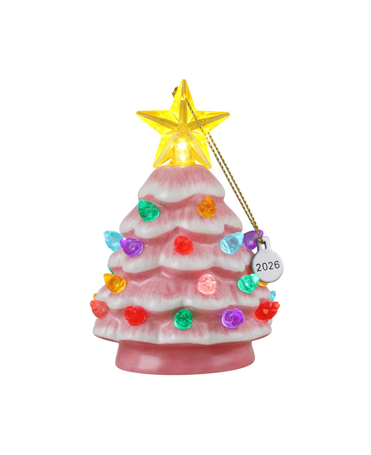 Click here for Mr. Christmas Mini Ceramic Tree Ornament with 2026... prices