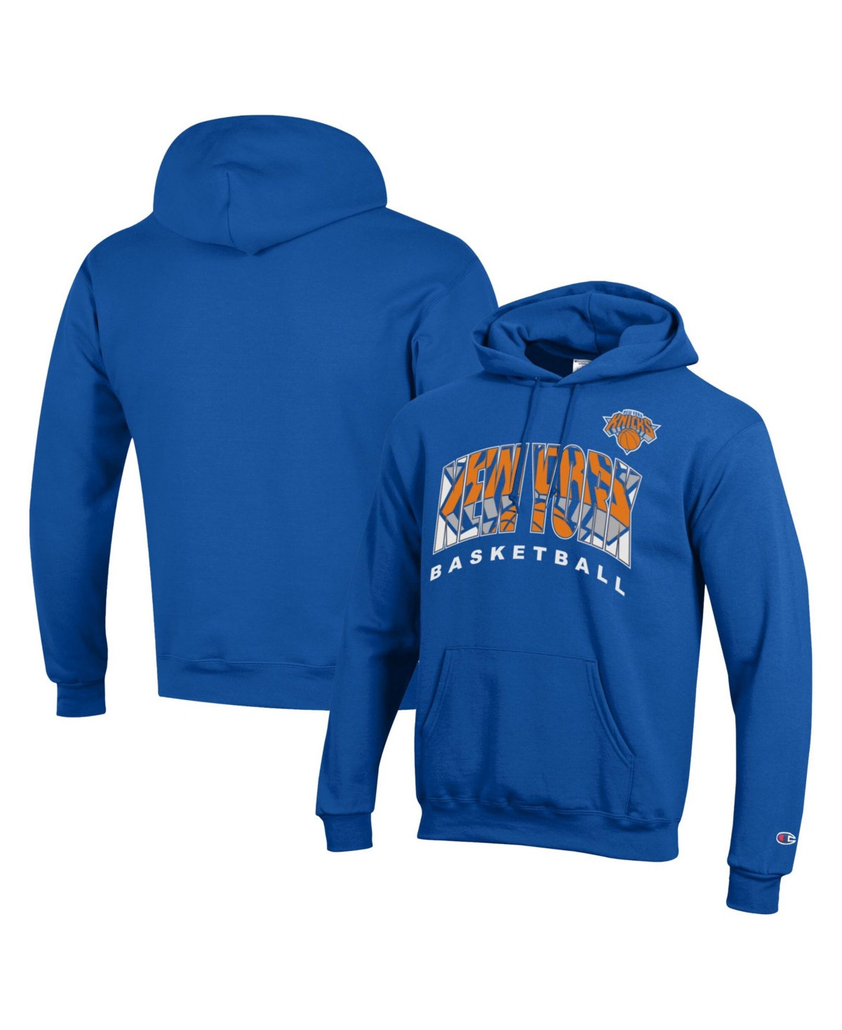 Click here for Champion Mens Royal New York Knicks Arch Logo Powe... prices