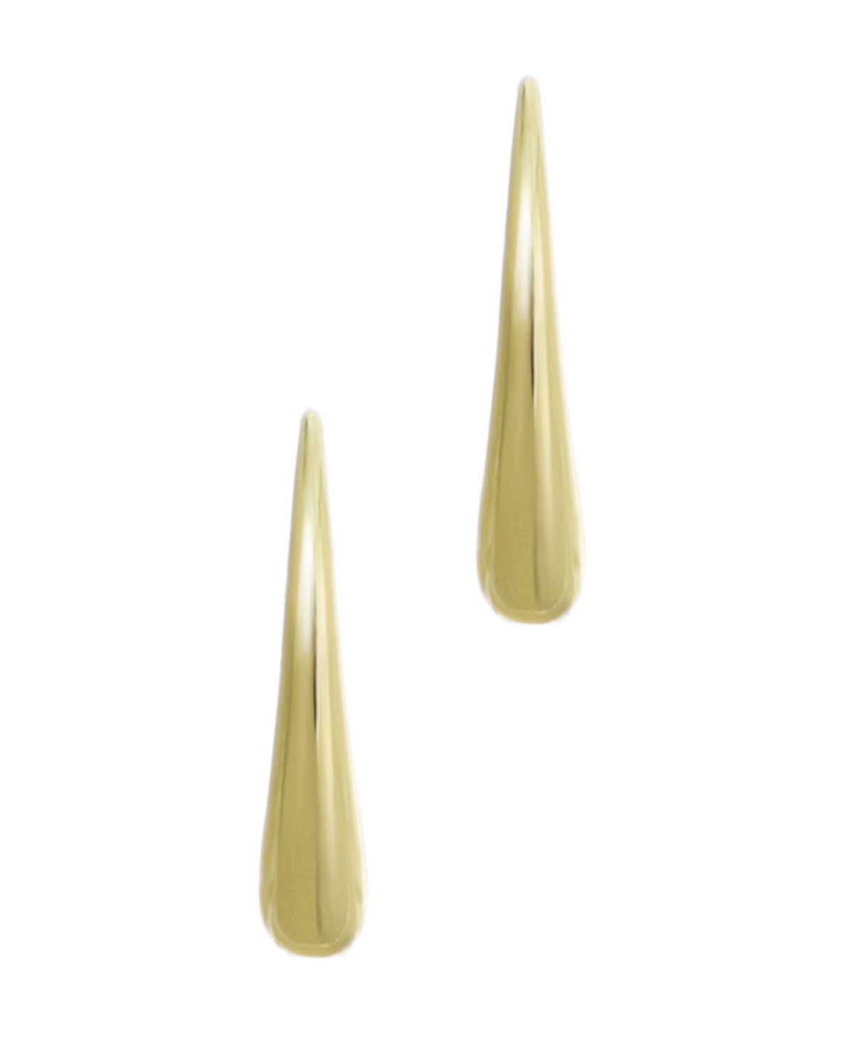 Click here for Adornia Gold Tear Wire Drops with Stopper Earrings... prices