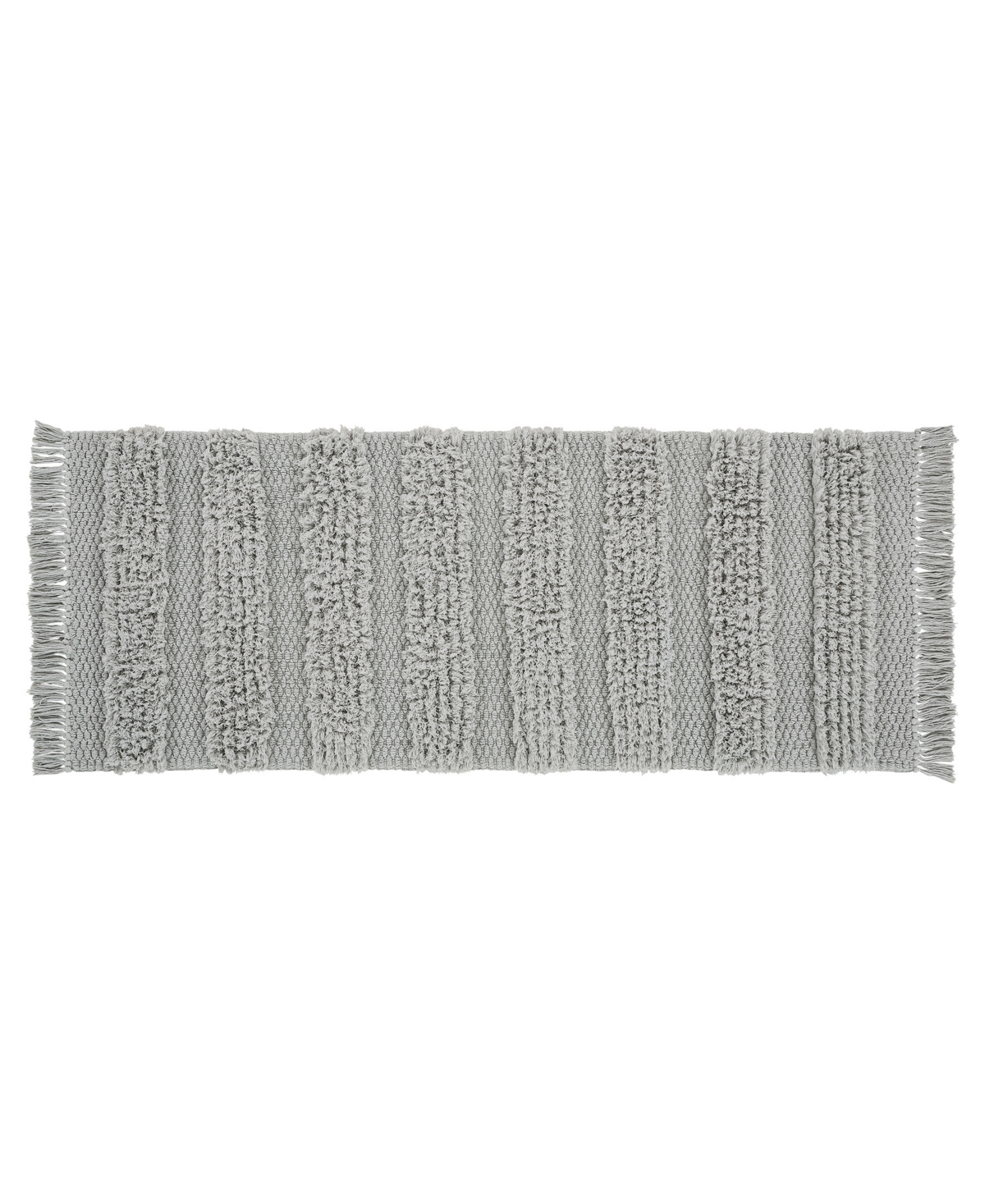 Click here for Vcny Home Savannah Fringe Stripe Bath Rug Runner... prices