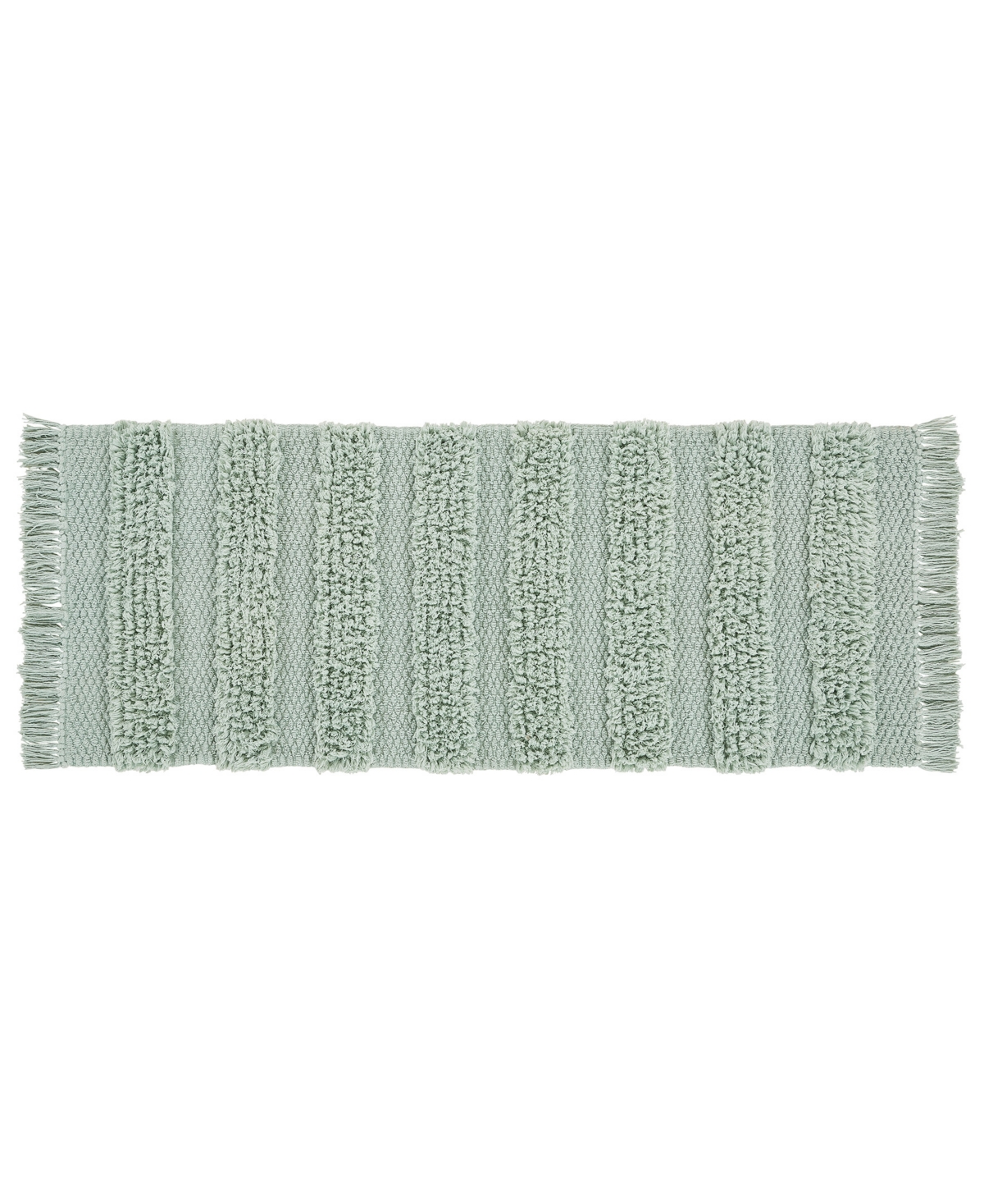 Click here for Vcny Home Savannah Fringe Stripe Bath Rug Runner... prices