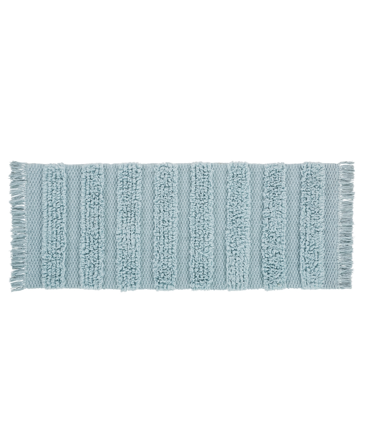 Click here for Vcny Home Savannah Fringe Stripe Bath Rug Runner... prices