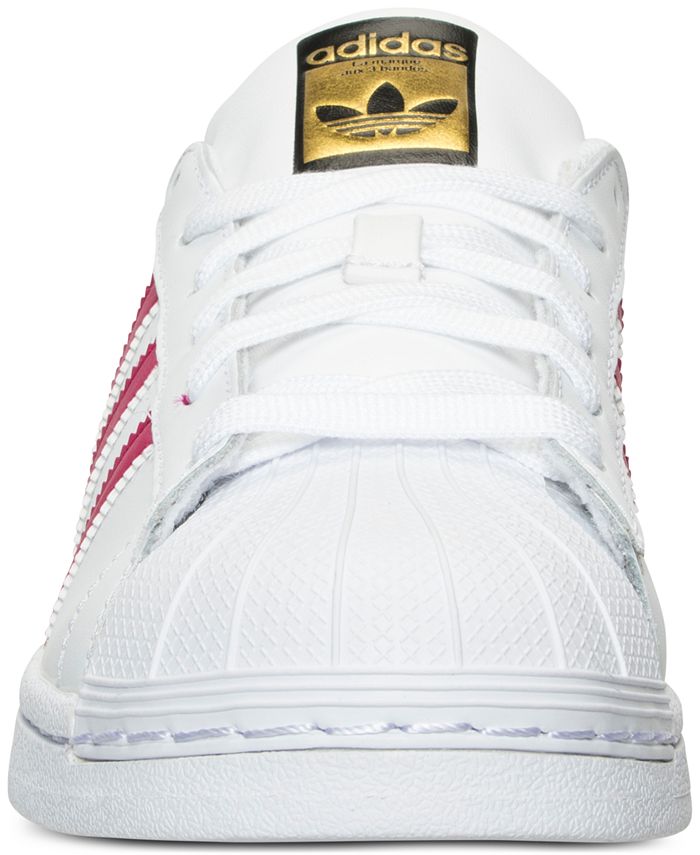 adidas Big Girls' Superstar Casual Sneakers from Finish Line - Macy's