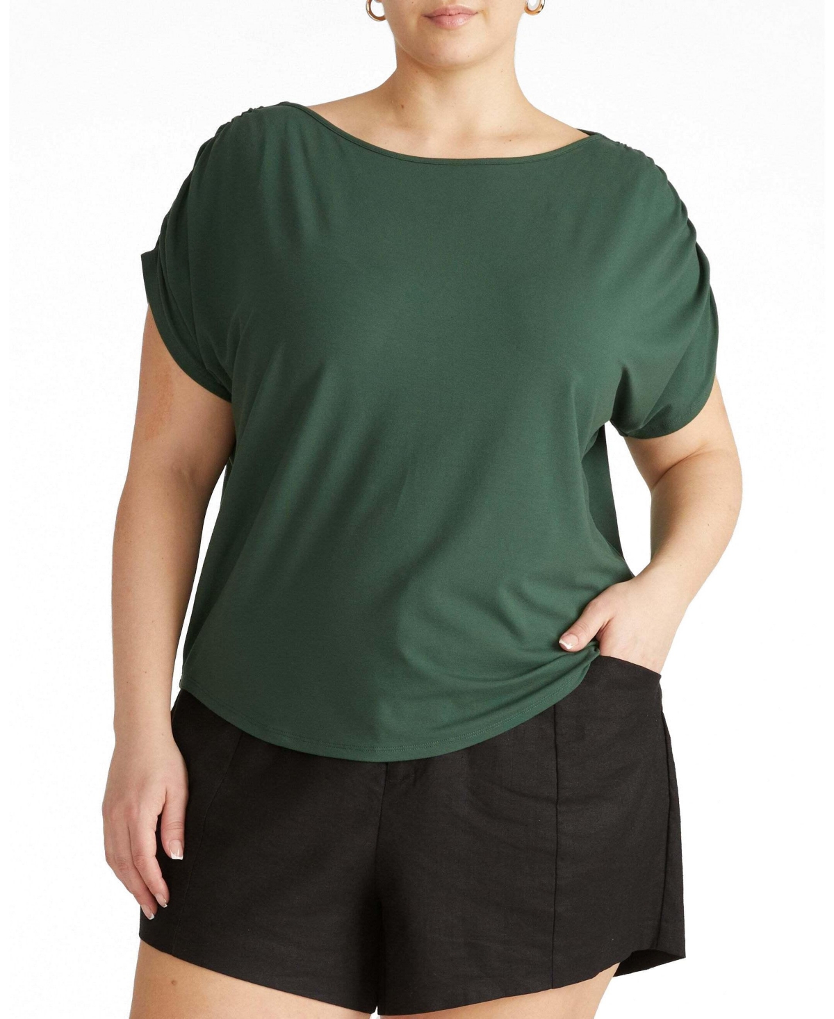 Click here for Universal Standard Plus Size Helena Divine Jersey... prices
