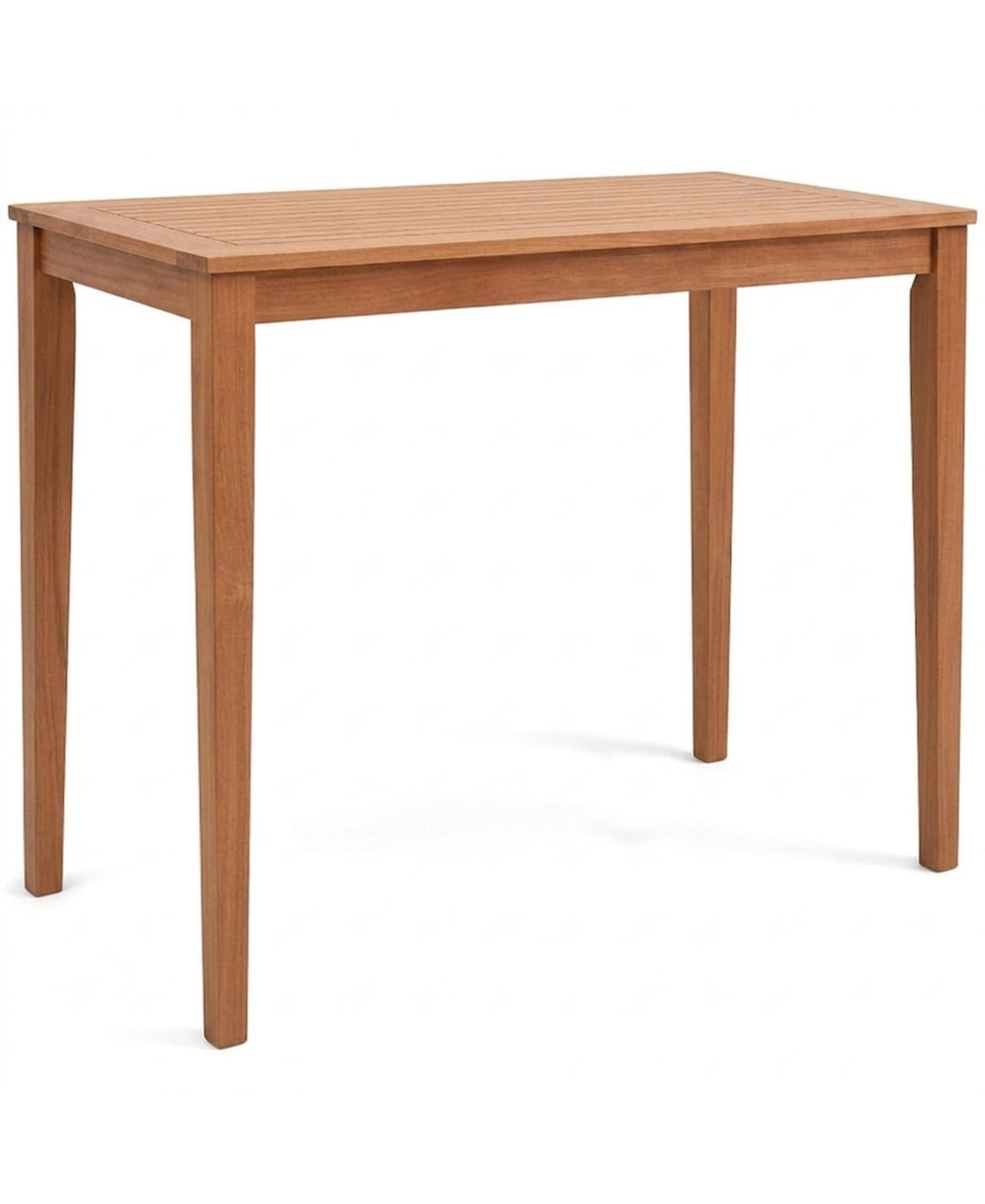 Click here for Gouun Rectangular Eucalyptus Wood Outdoor Bar Tabl... prices