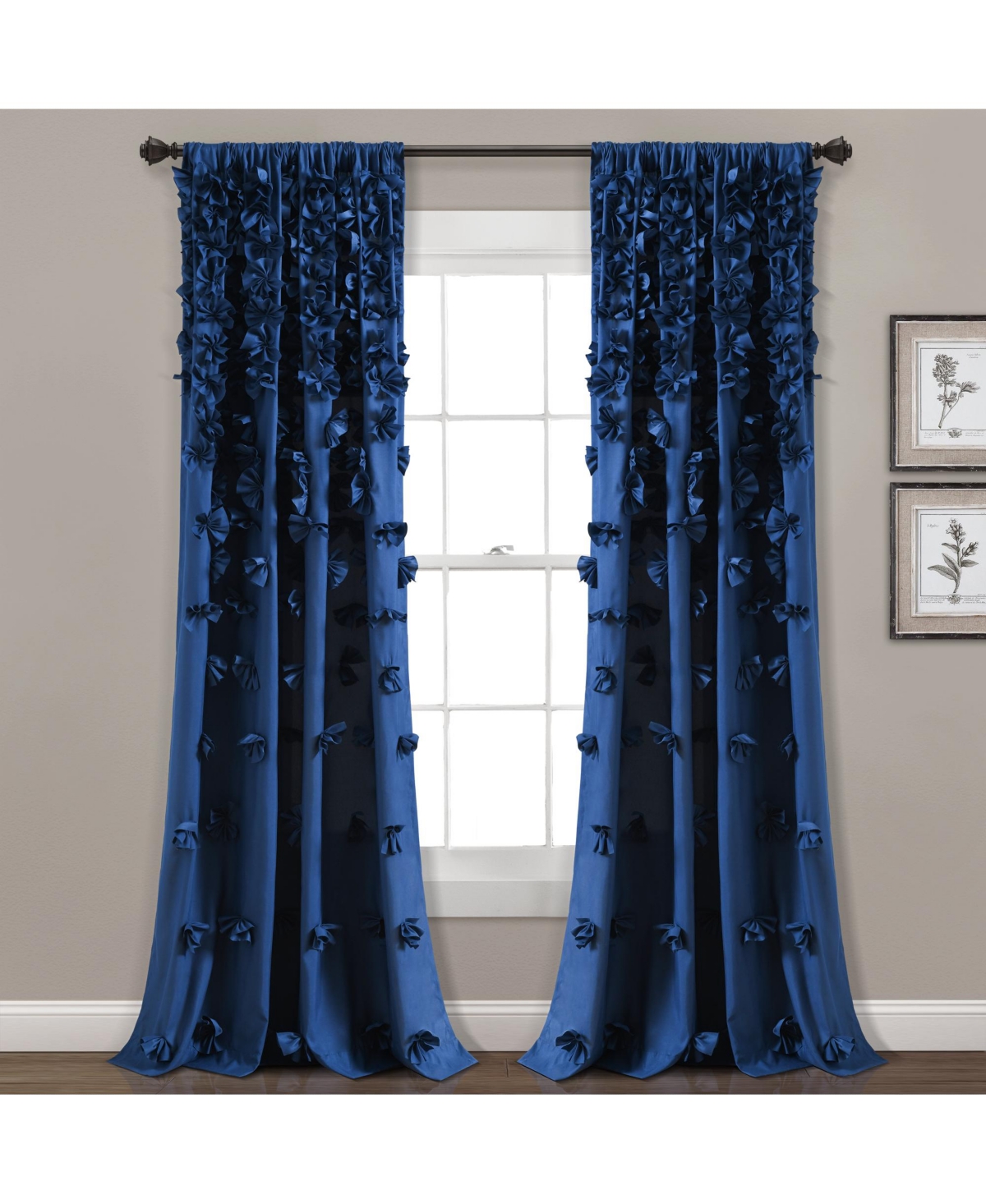 Click here for Lush Decor Riley Light Filtering Window Curtain Pa... prices